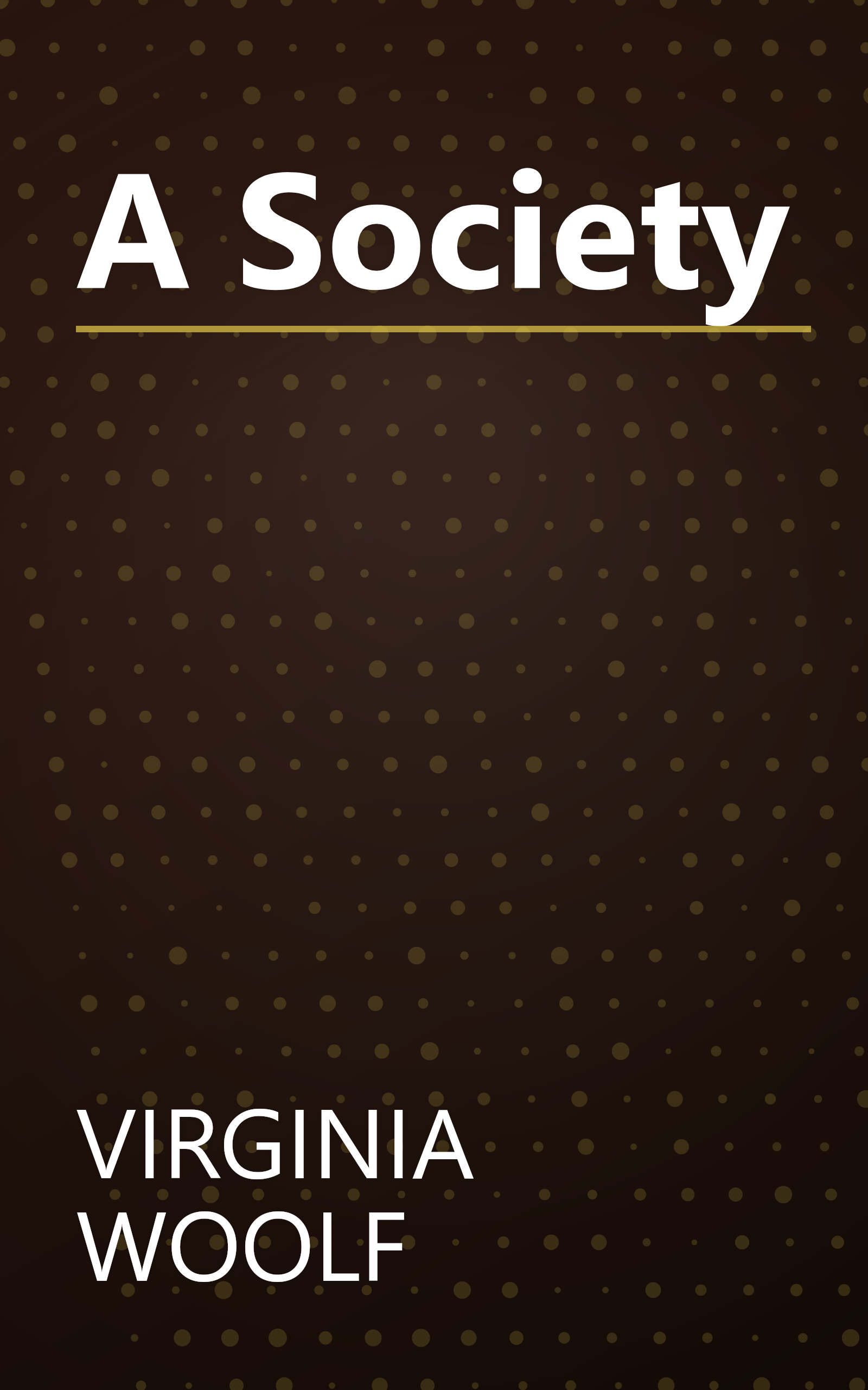 A Society book cover