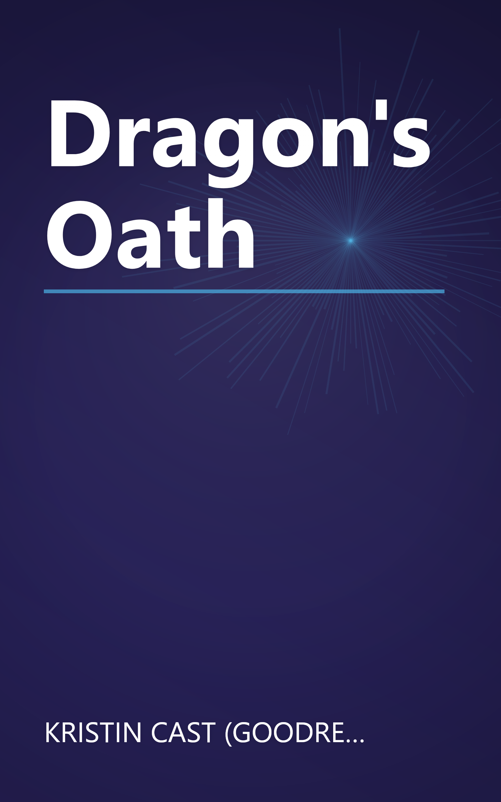Dragon's Oath book cover
