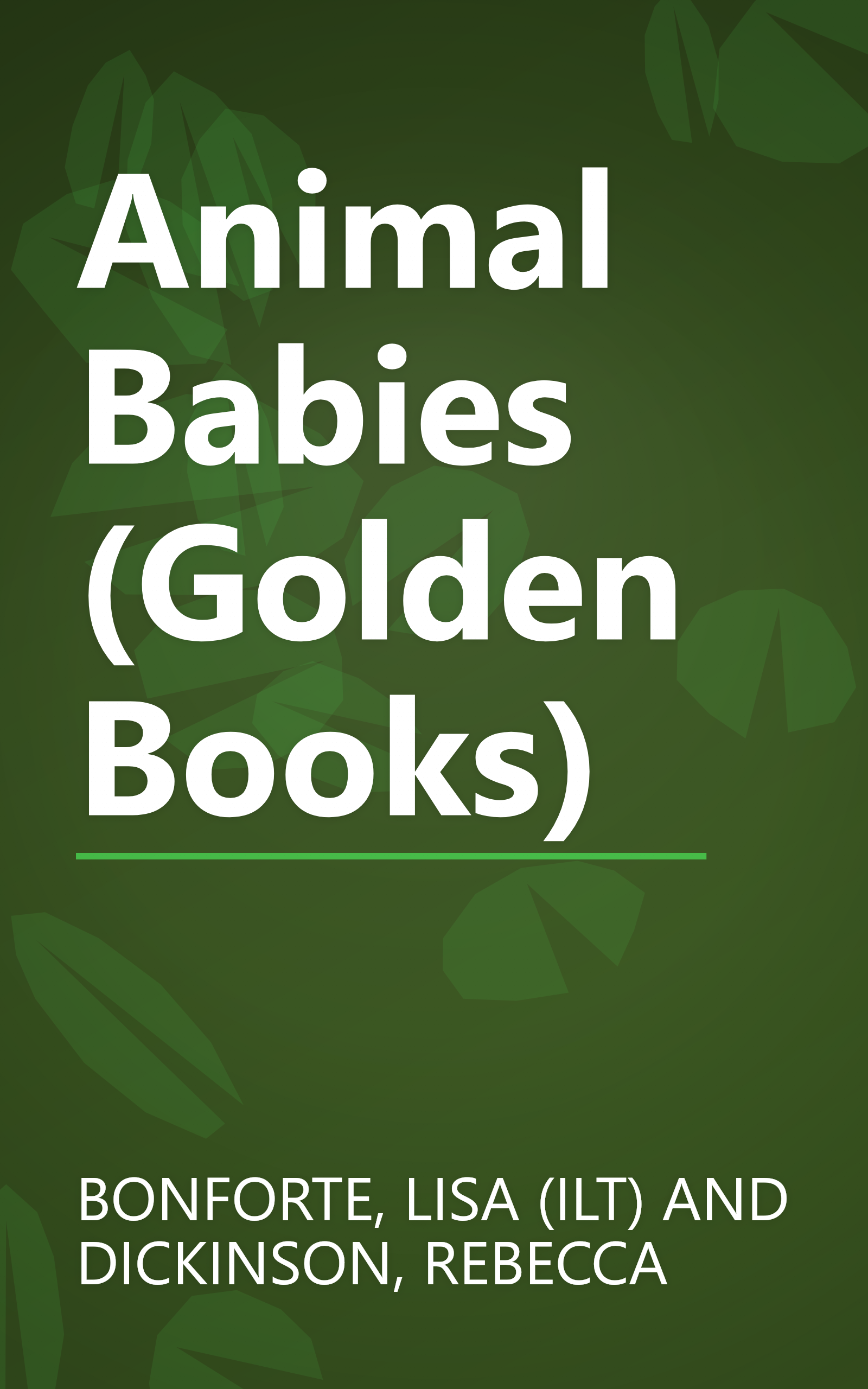 Animal Babies (Golden Books) book cover