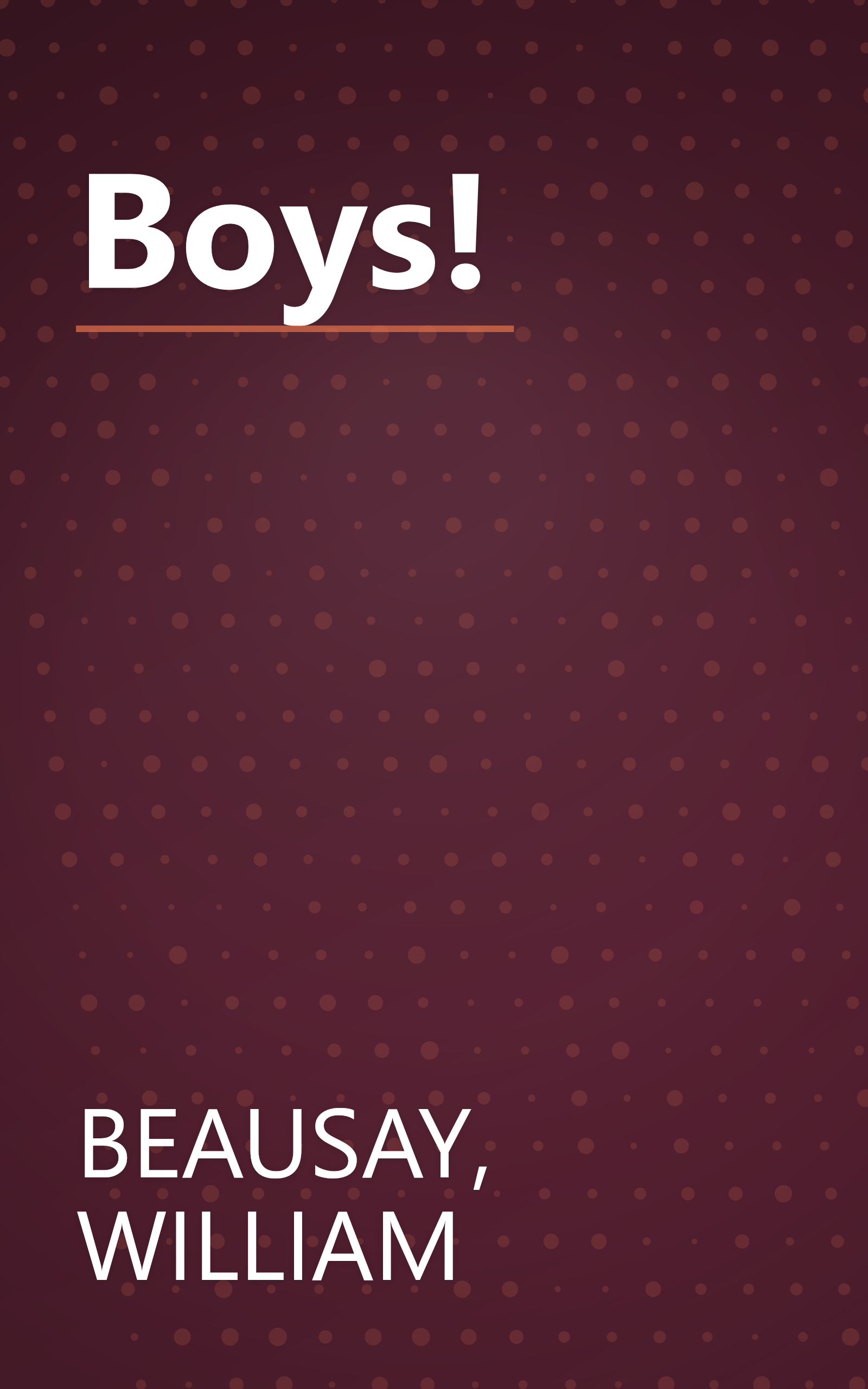 Boys! book cover