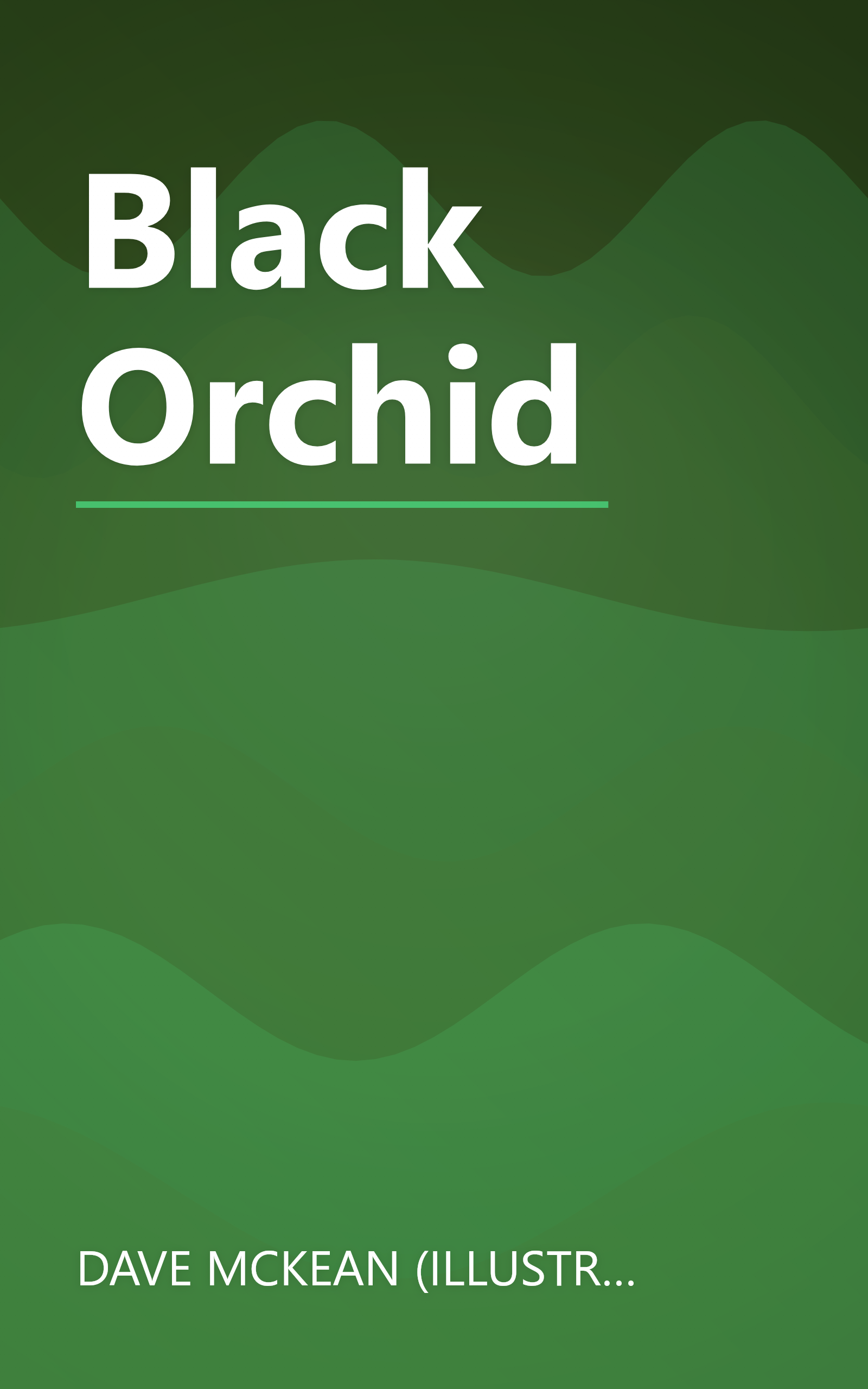 Black Orchid book cover