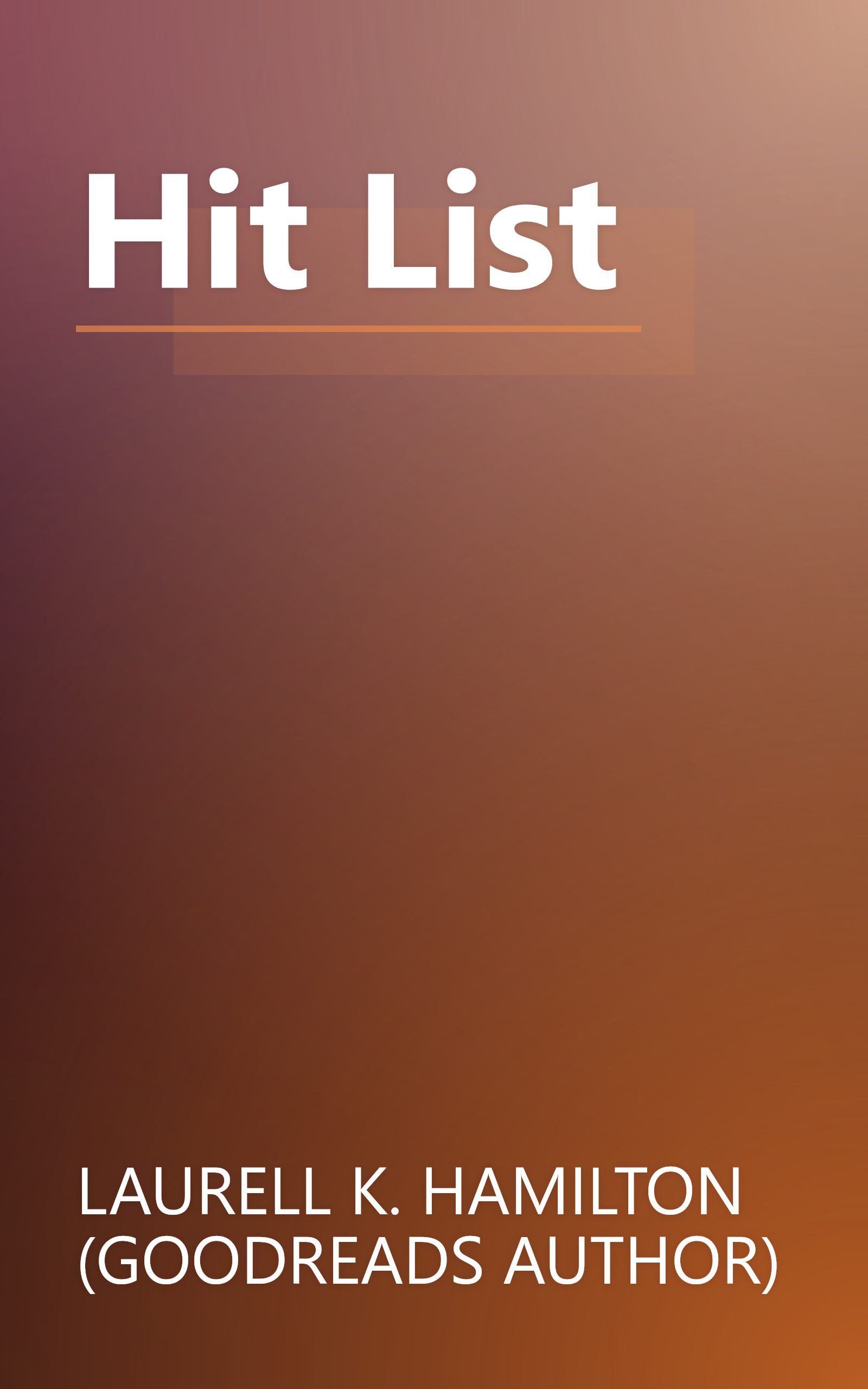 Hit List book cover