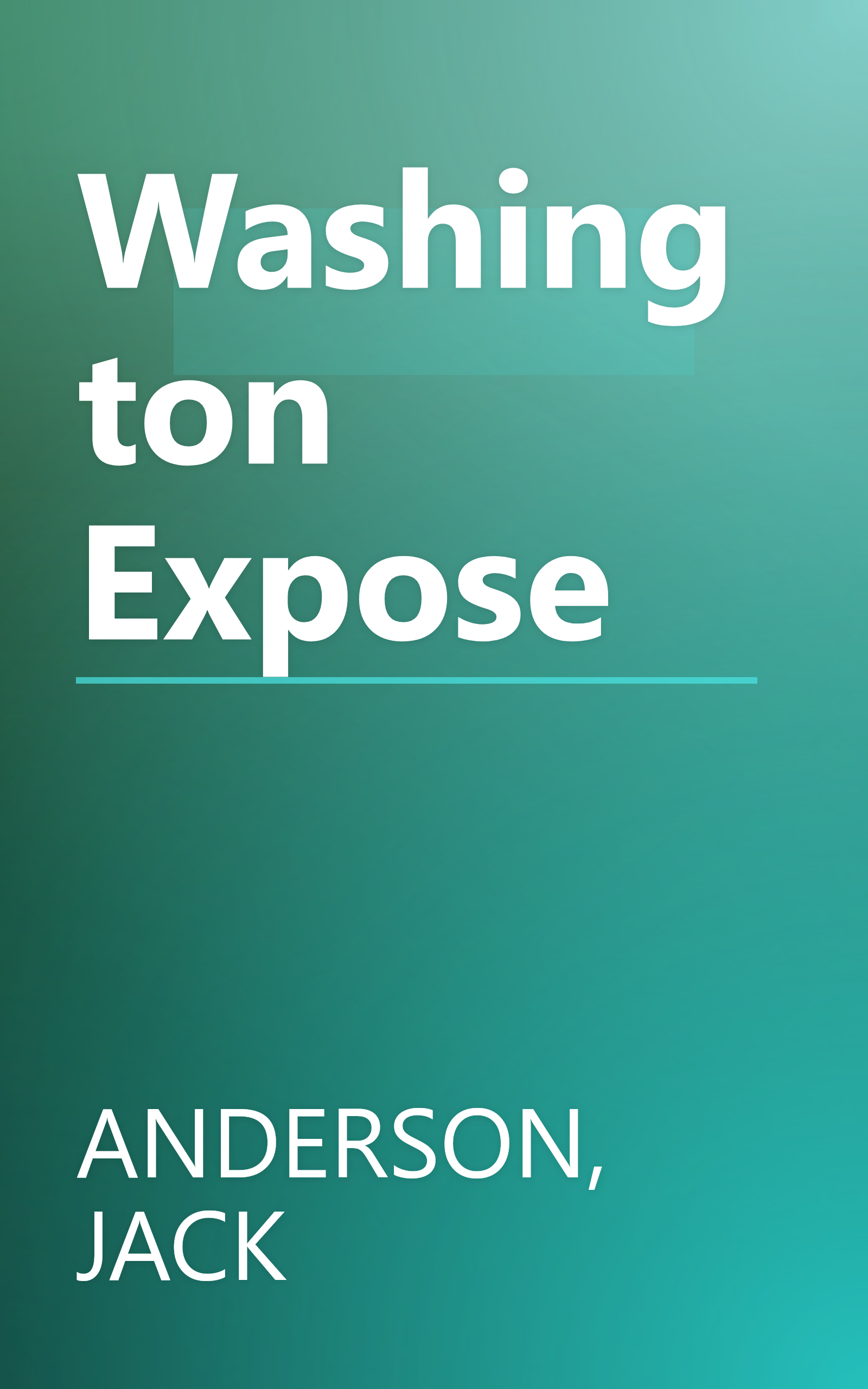 Washington Expose book cover