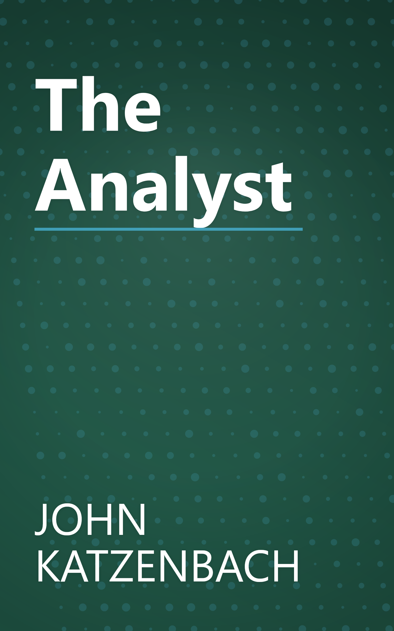 The Analyst book cover