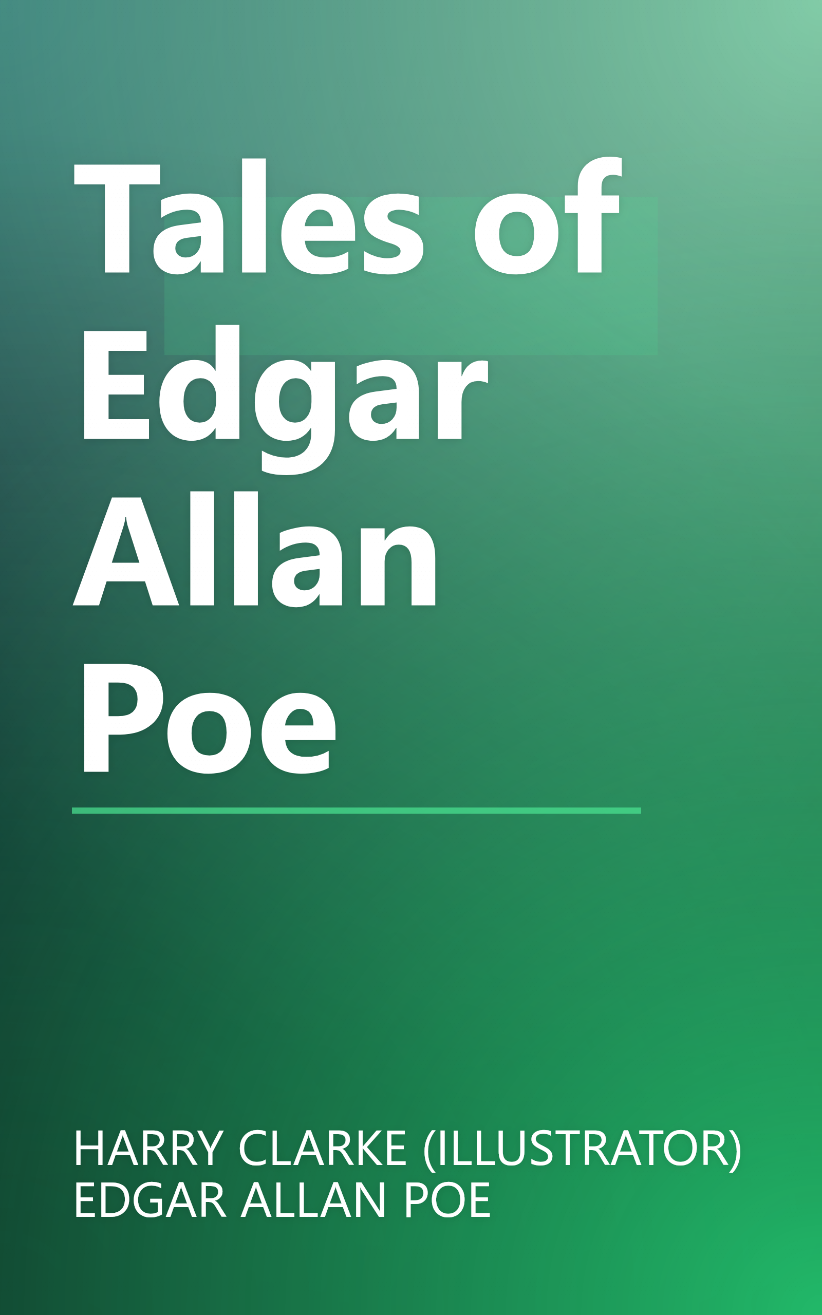 Tales of Edgar Allan Poe book cover