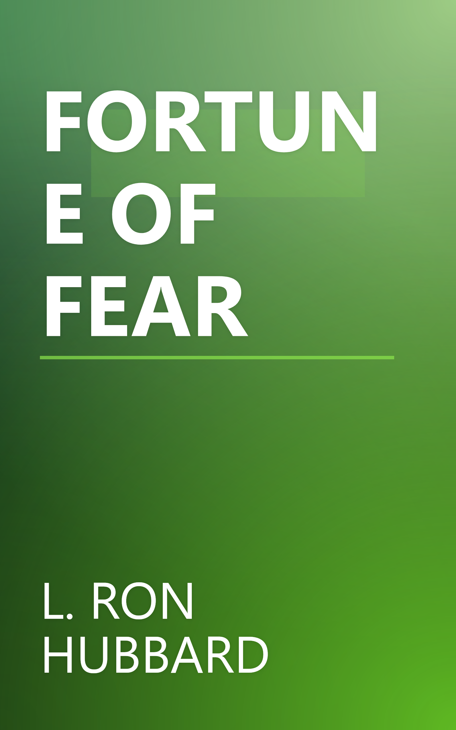 FORTUNE OF FEAR book cover