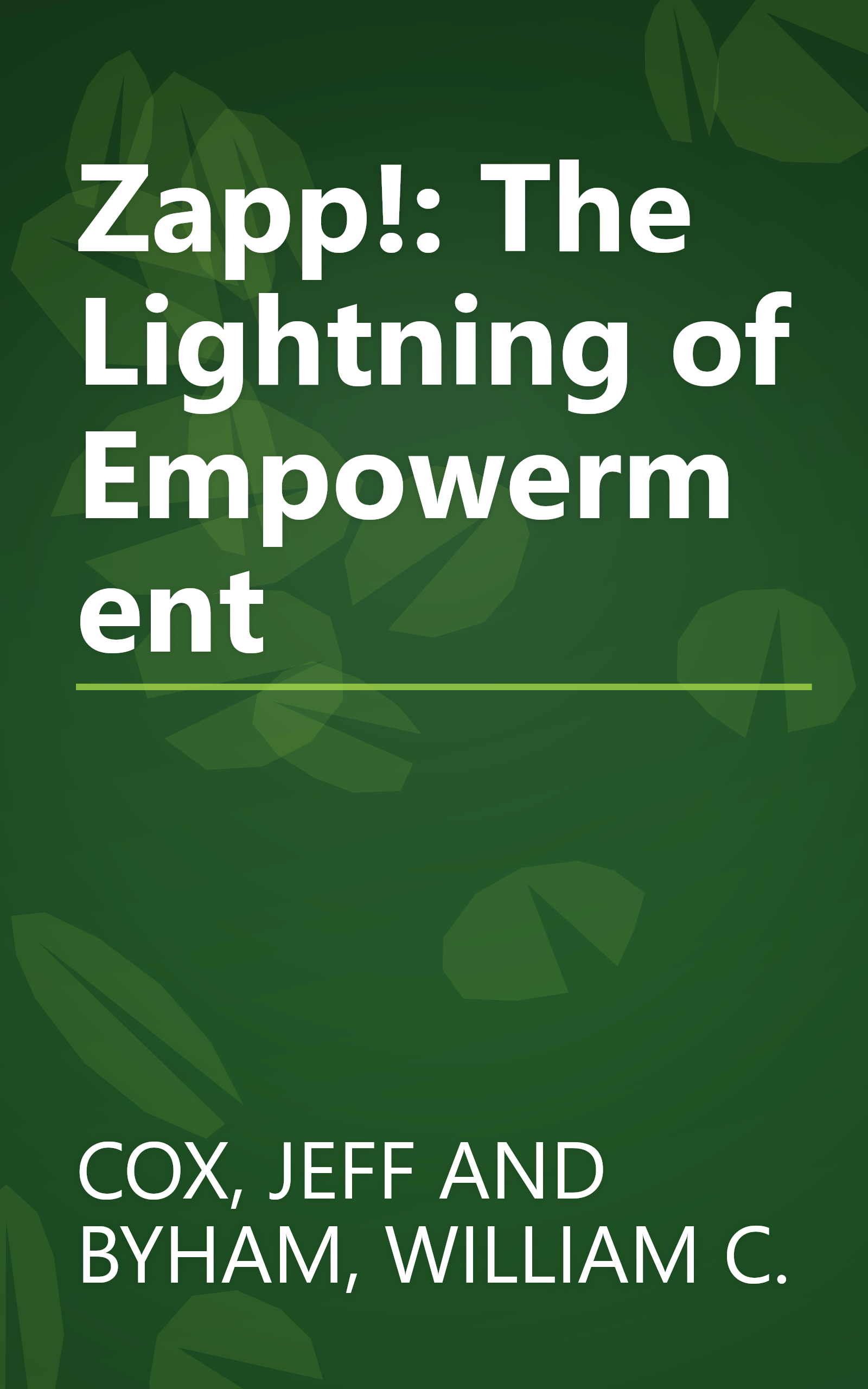 Zapp!: The Lightning of Empowerment book cover