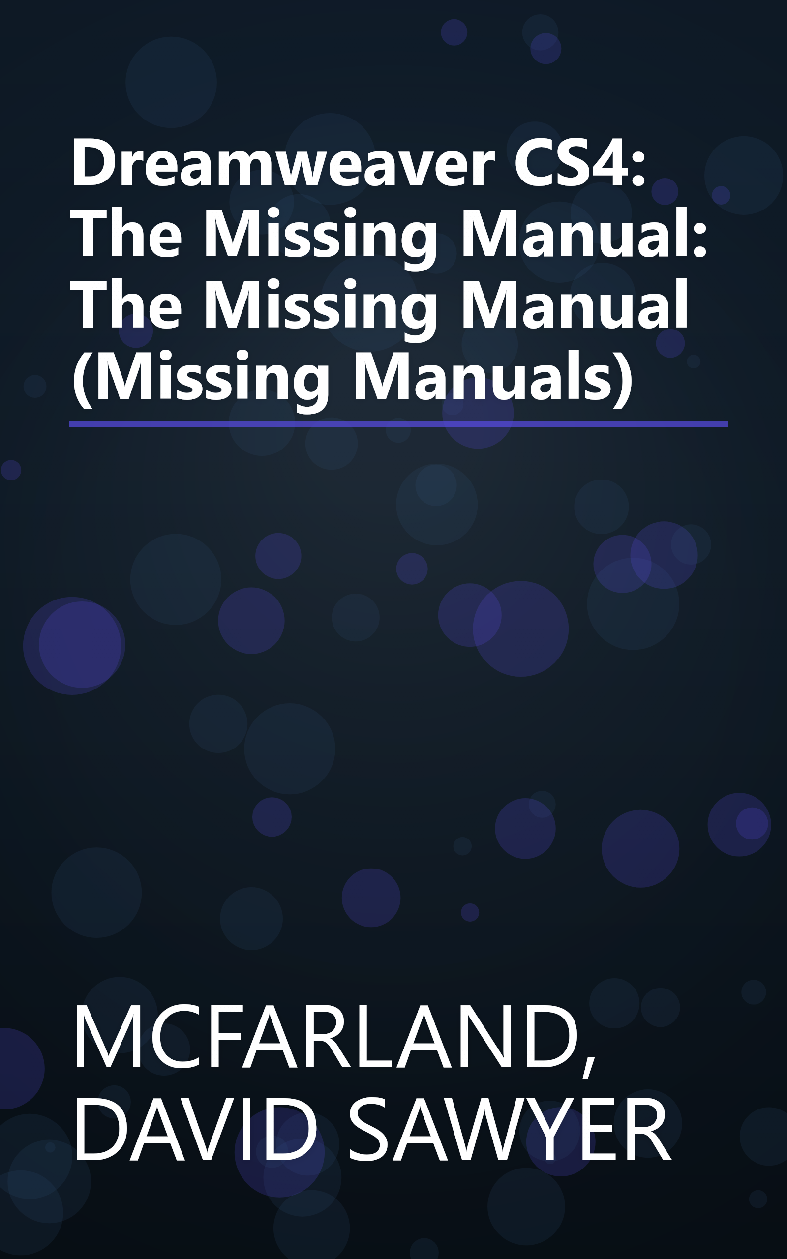 Dreamweaver CS4: The Missing Manual: The Missing Manual (Missing Manuals) book cover