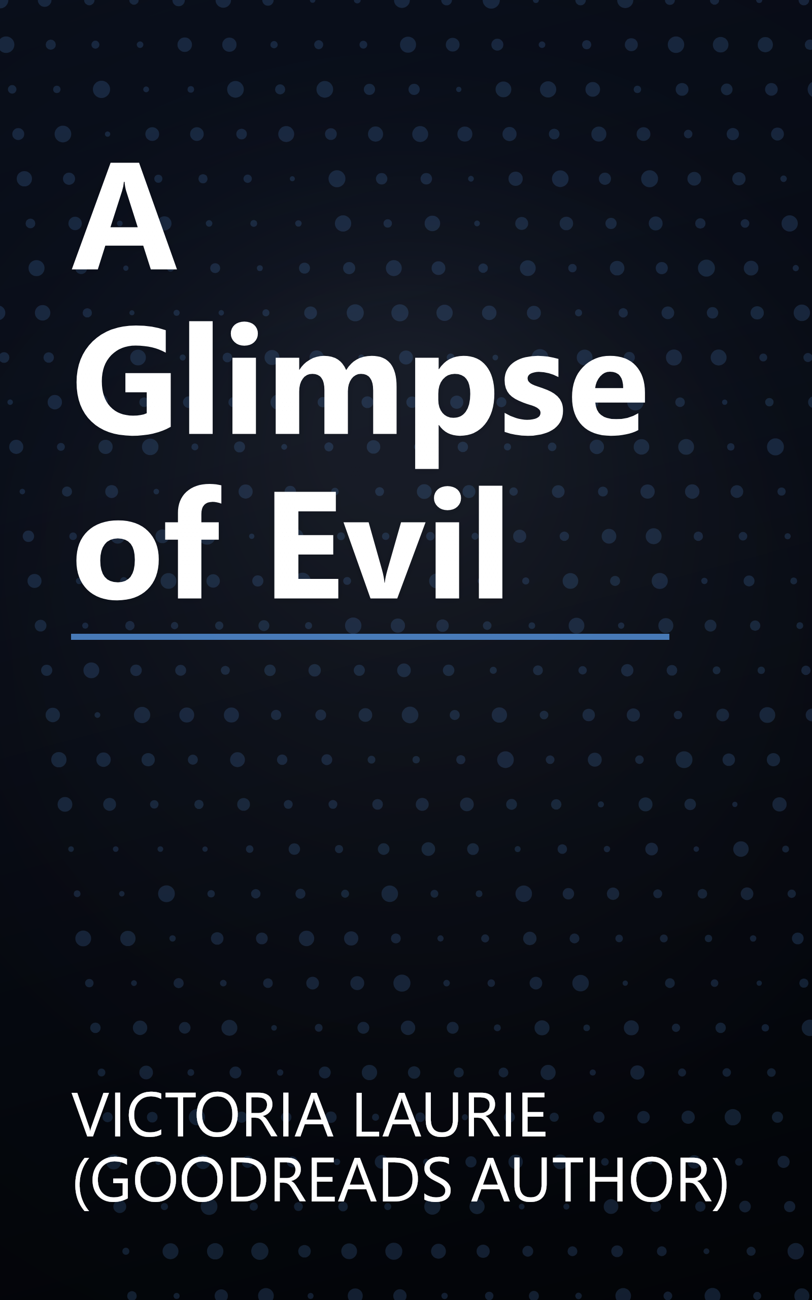 A Glimpse of Evil book cover