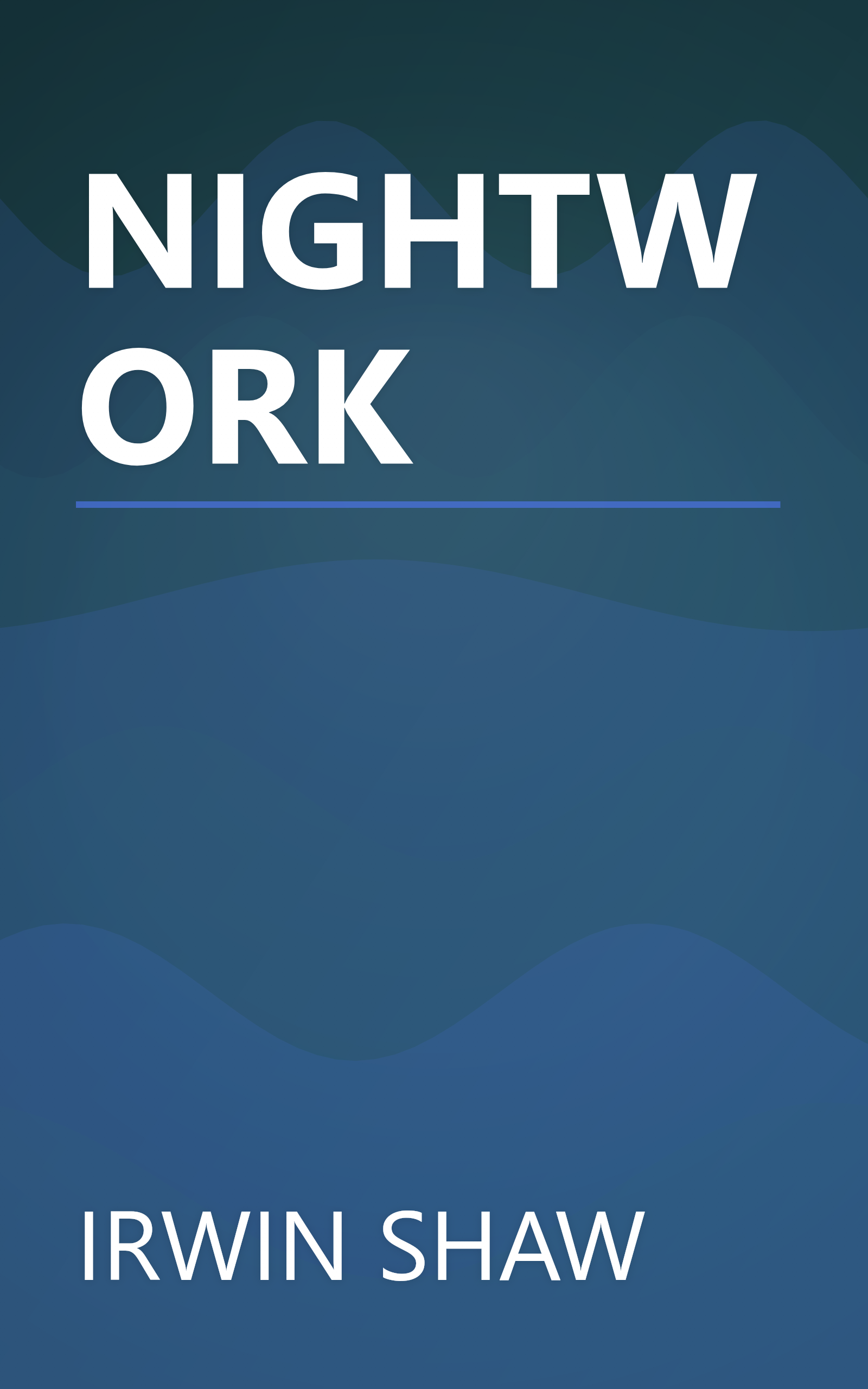 NIGHTWORK book cover