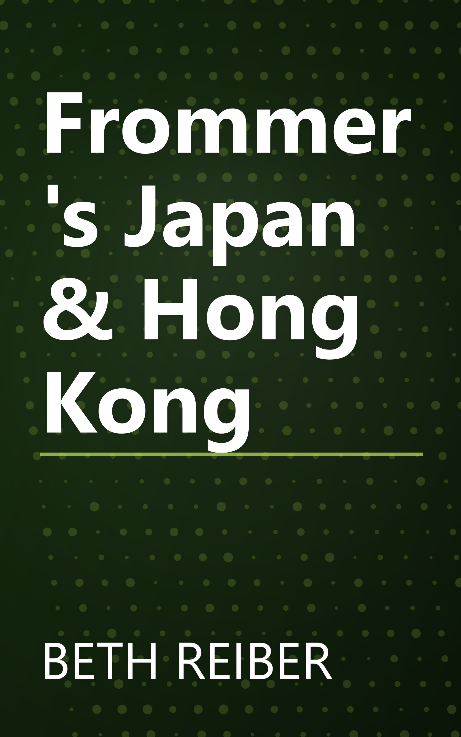Frommer's Japan & Hong Kong book cover