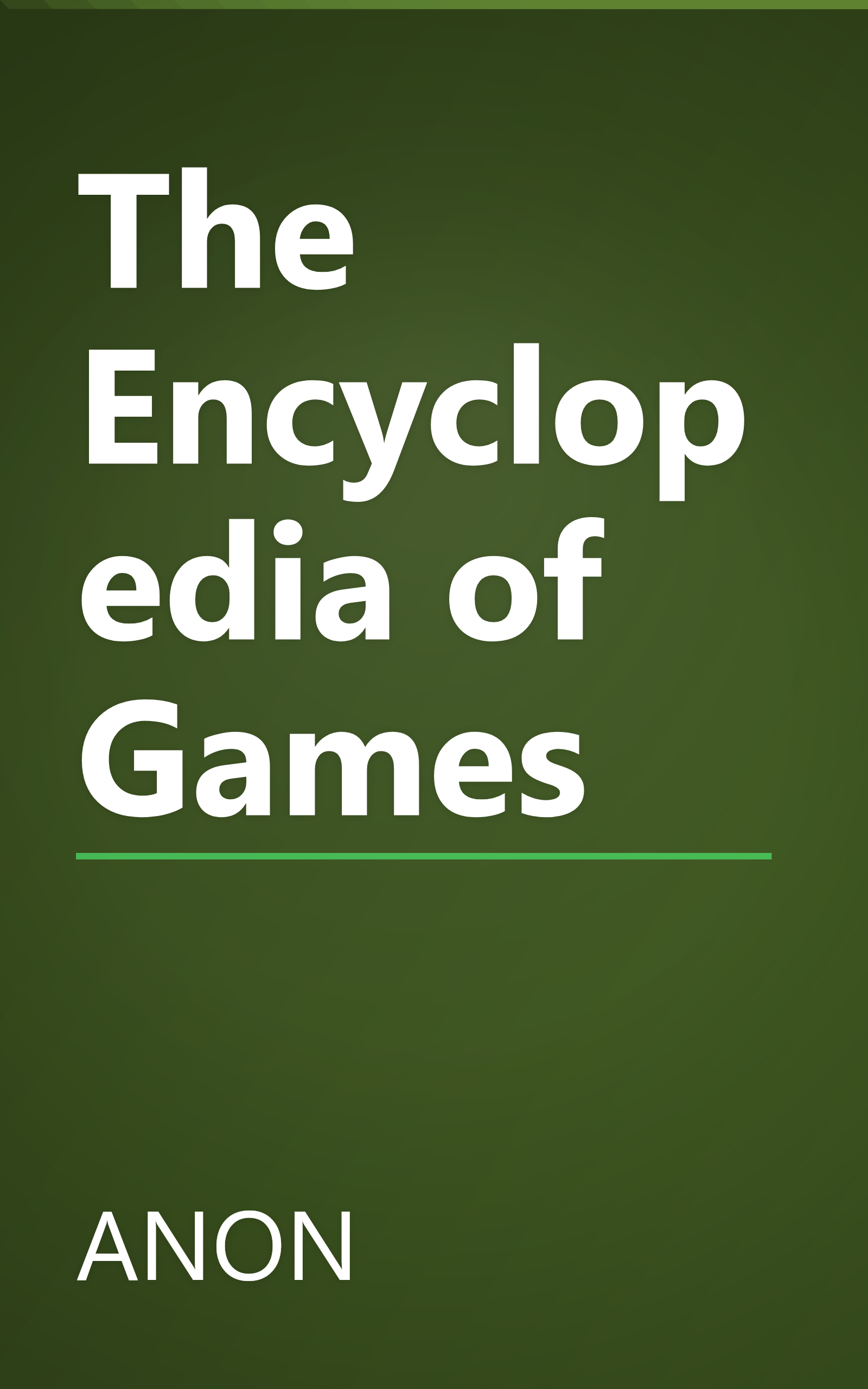The Encyclopedia of Games book cover