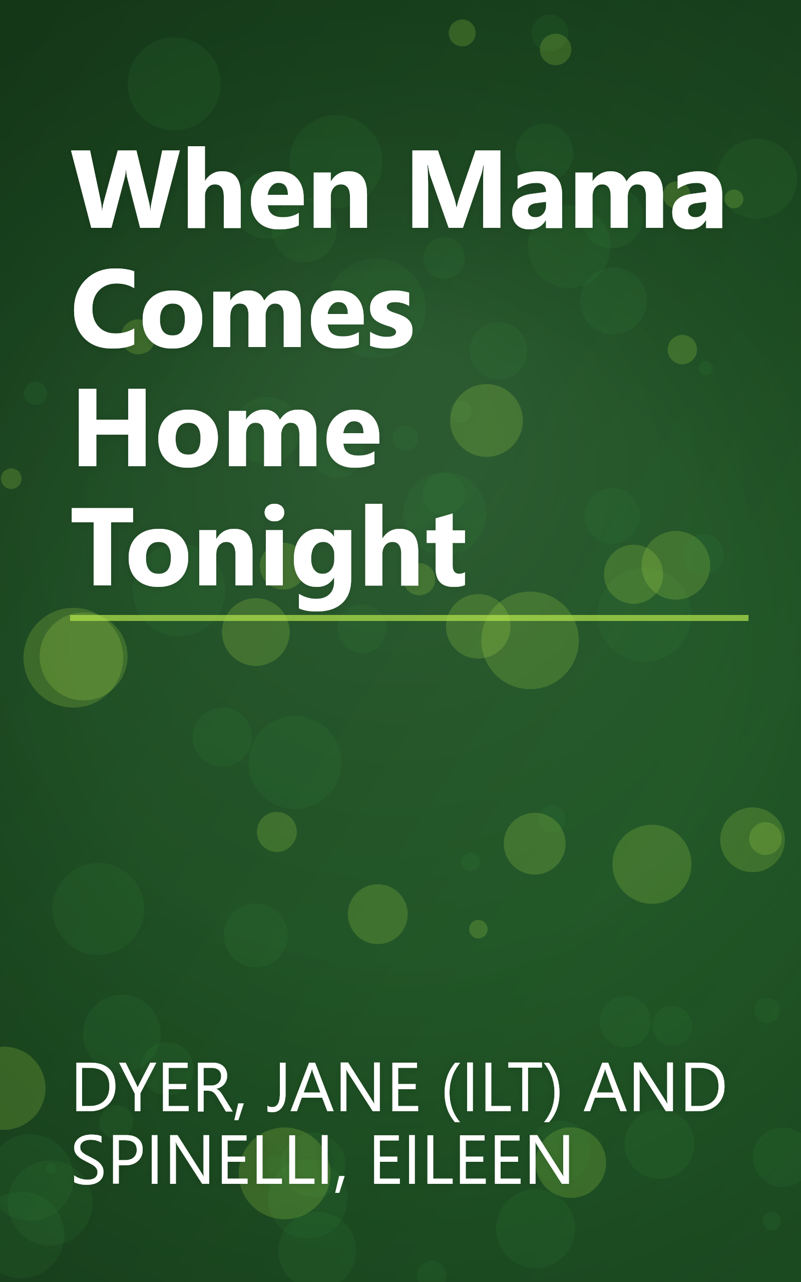 When Mama Comes Home Tonight book cover