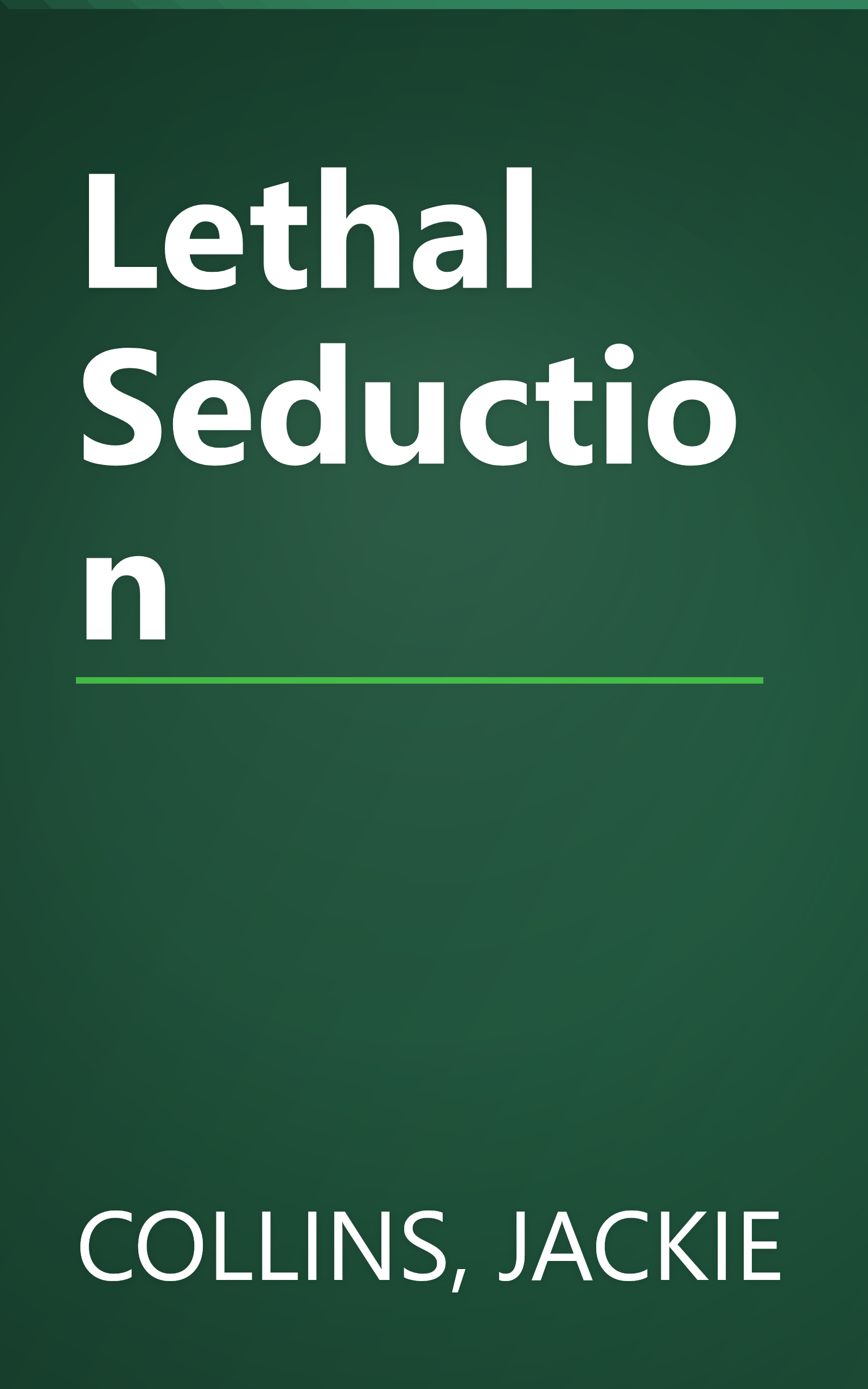 Lethal Seduction book cover