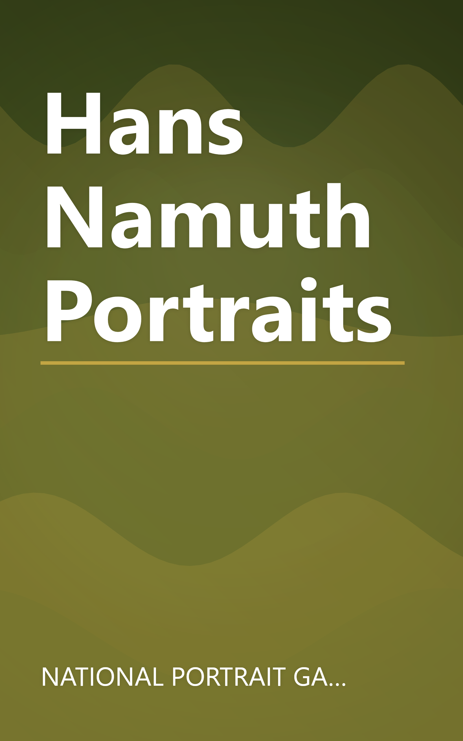 Hans Namuth Portraits book cover