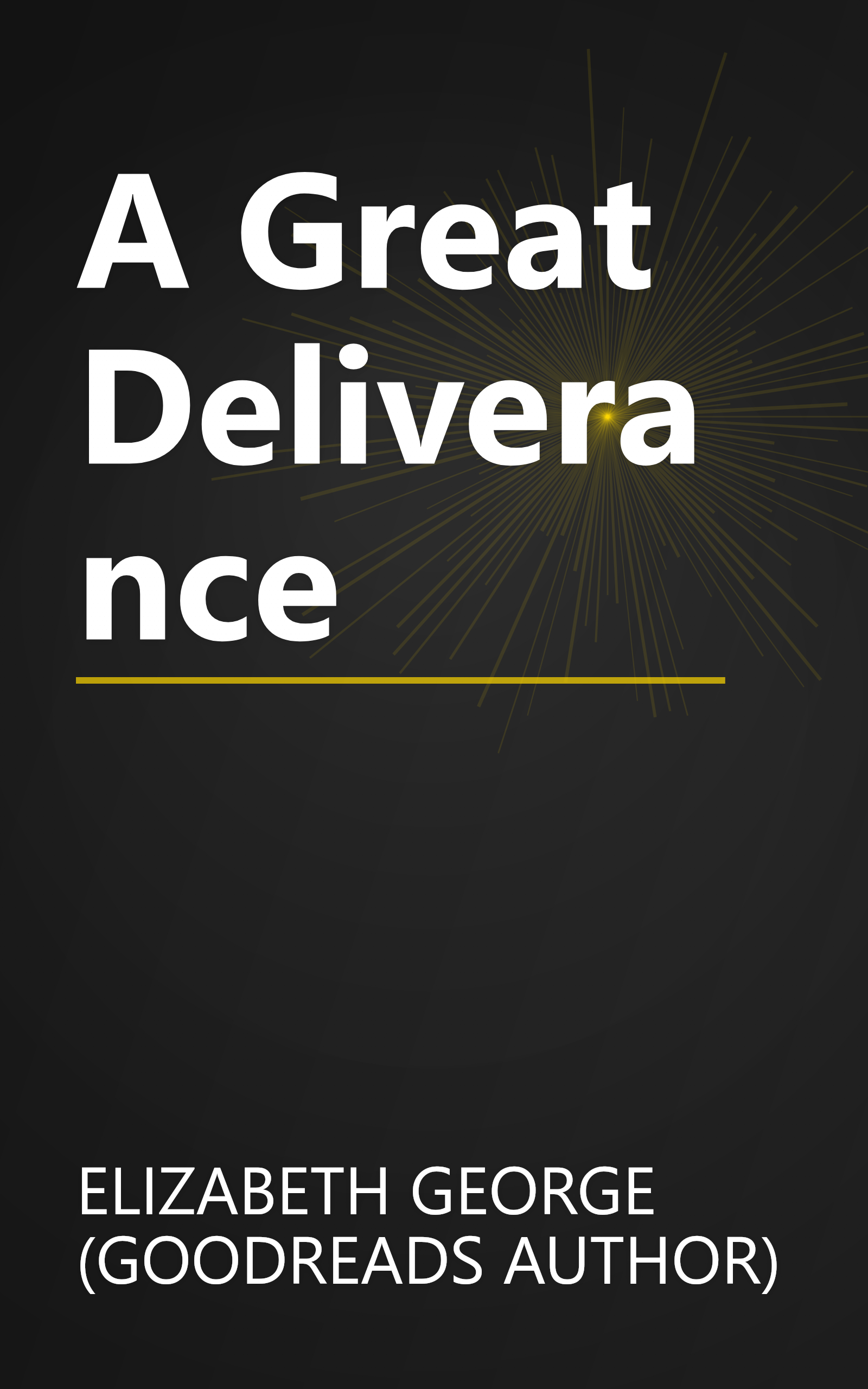 A Great Deliverance book cover