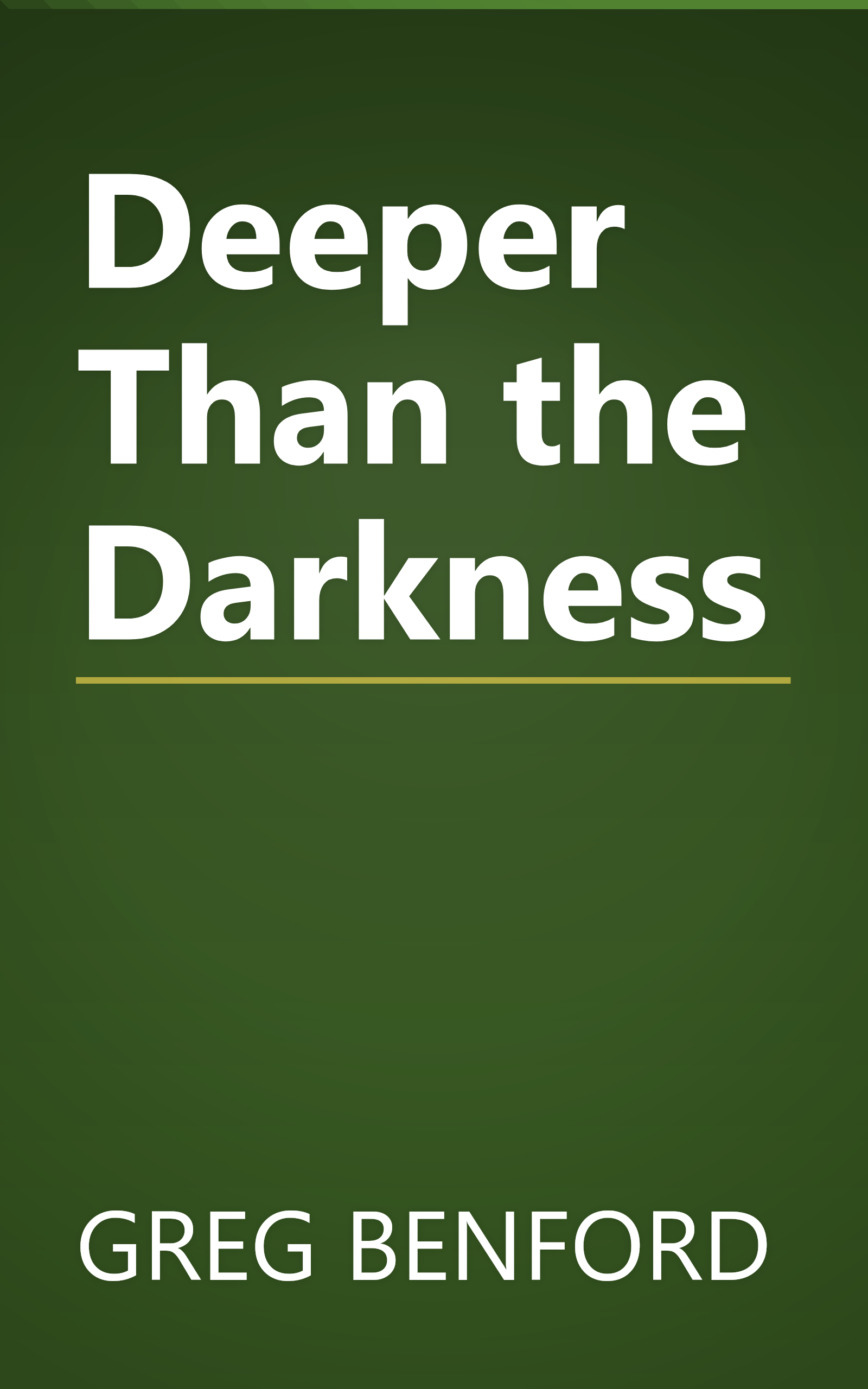 Deeper Than the Darkness book cover