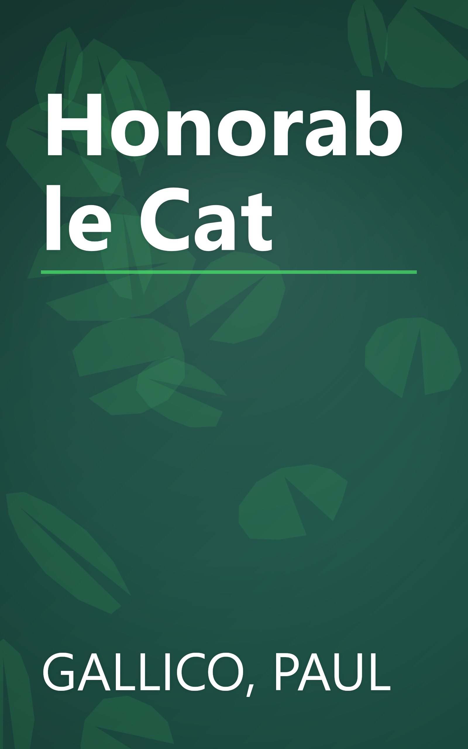 Honorable Cat book cover