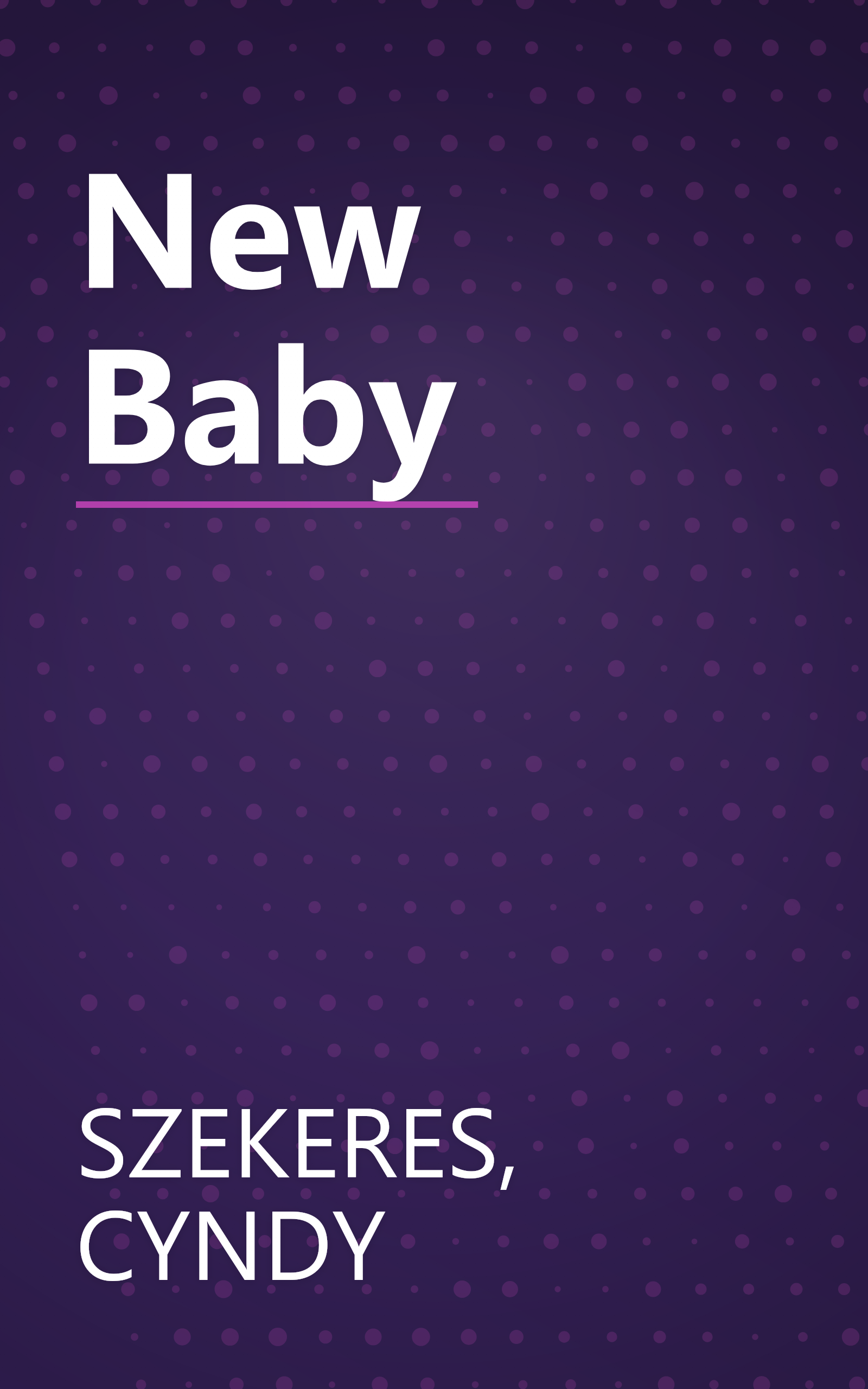 New Baby book cover
