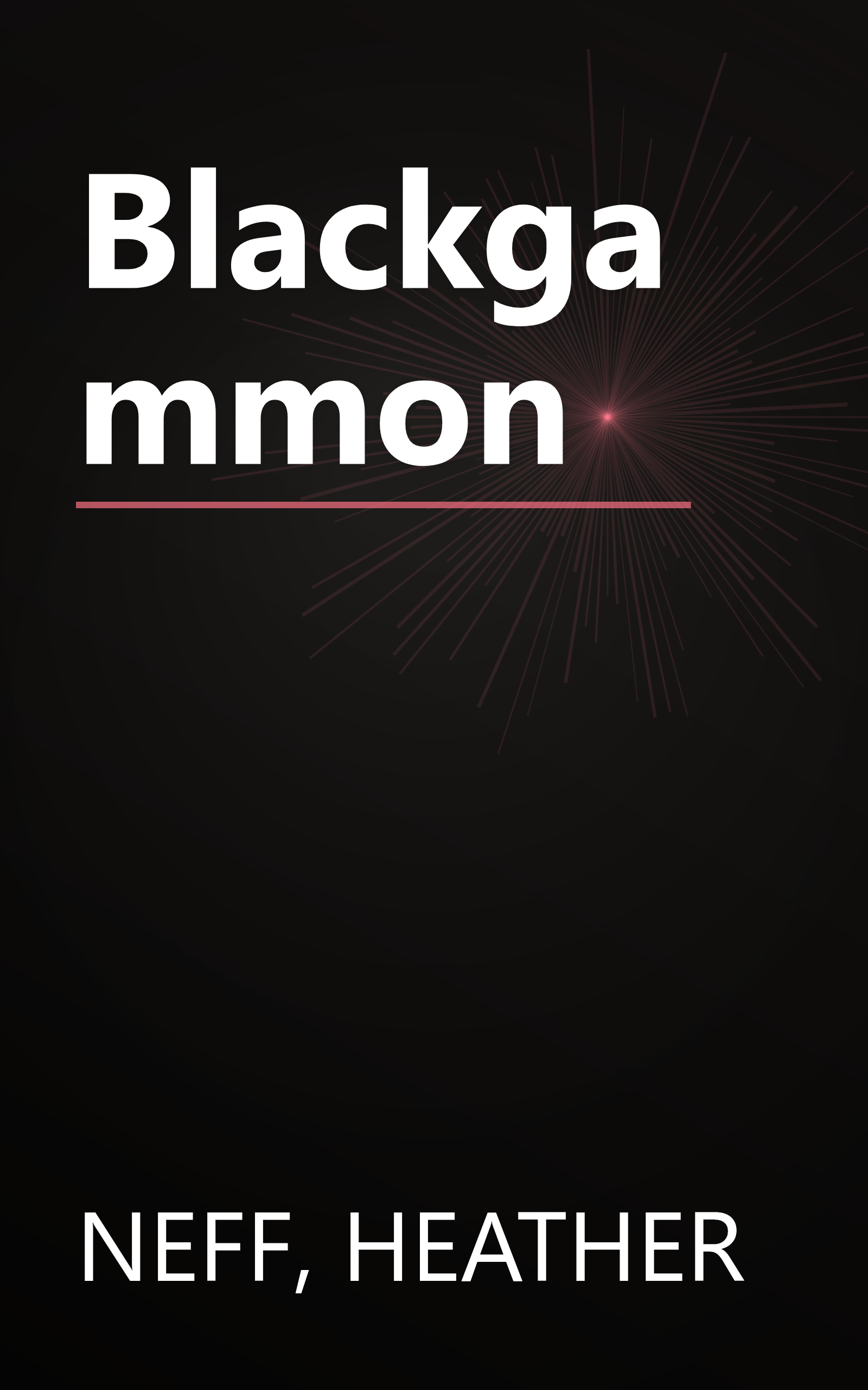 Blackgammon book cover