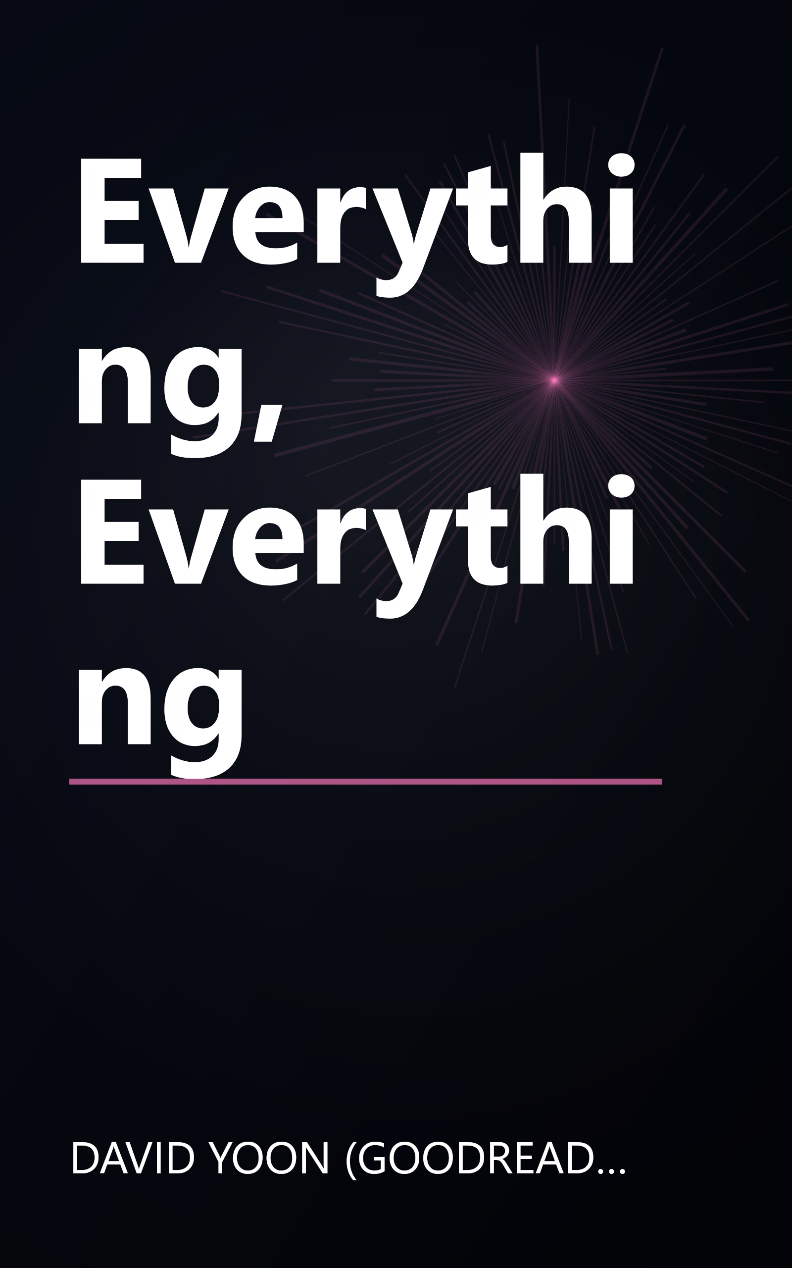 Everything, Everything book cover