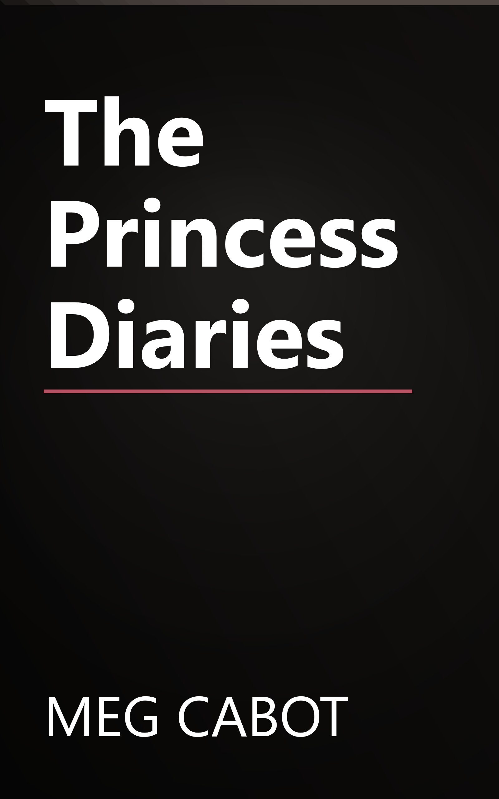 The Princess Diaries book cover