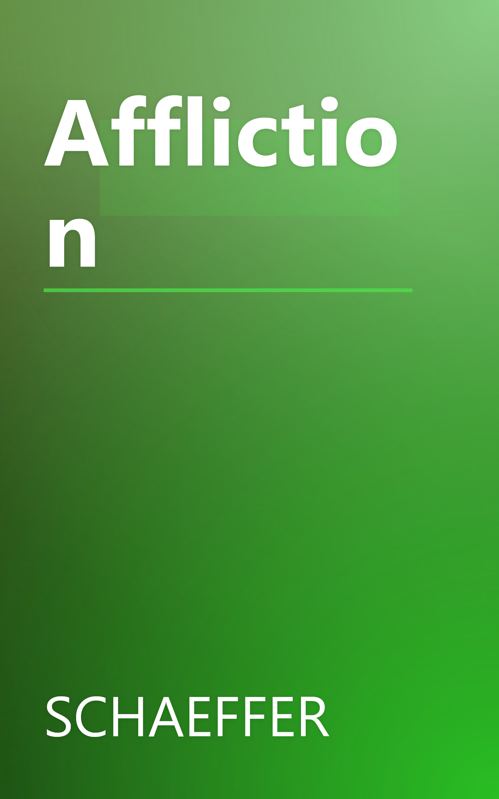 Affliction book cover