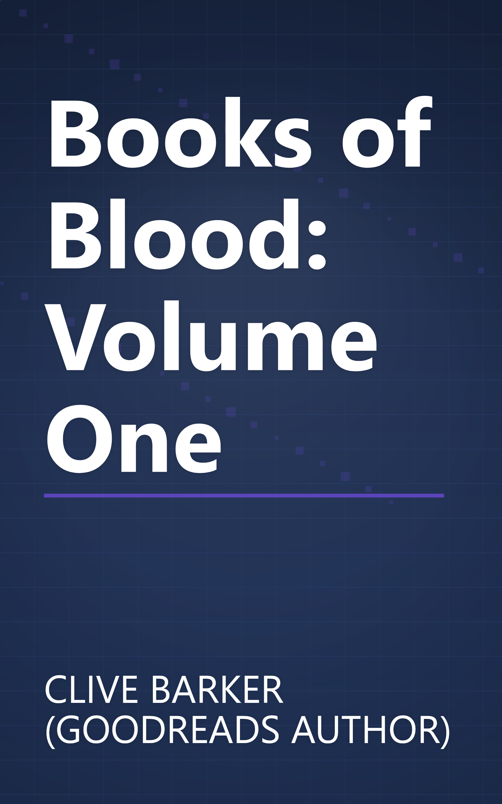 Books of Blood: Volume One book cover