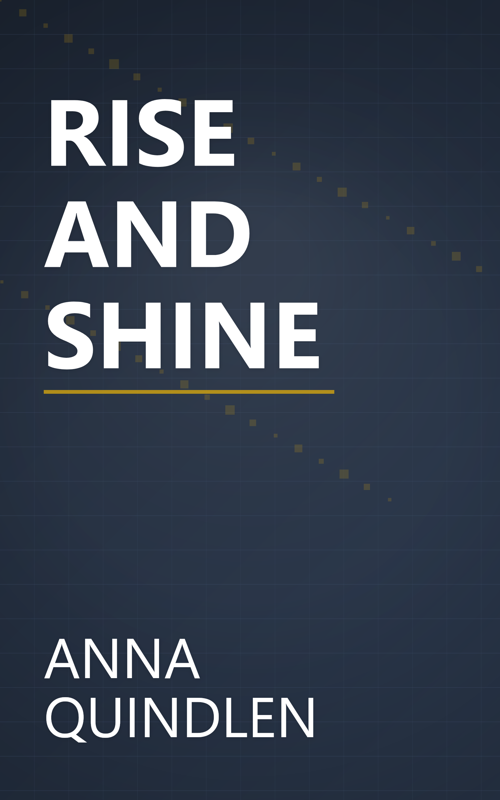 RISE AND SHINE book cover
