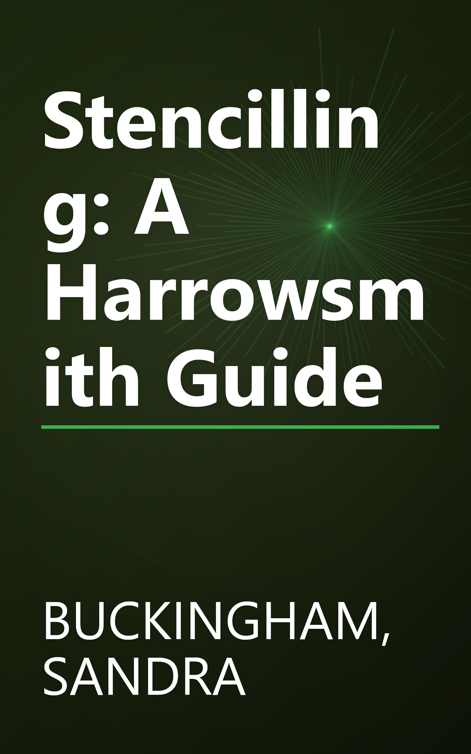 Stencilling: A Harrowsmith Guide book cover