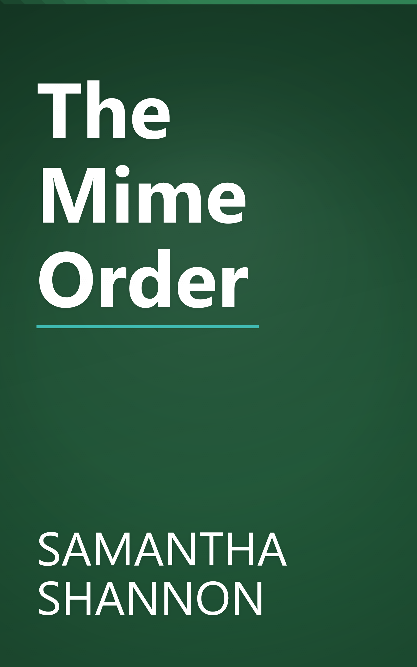 The Mime Order book cover