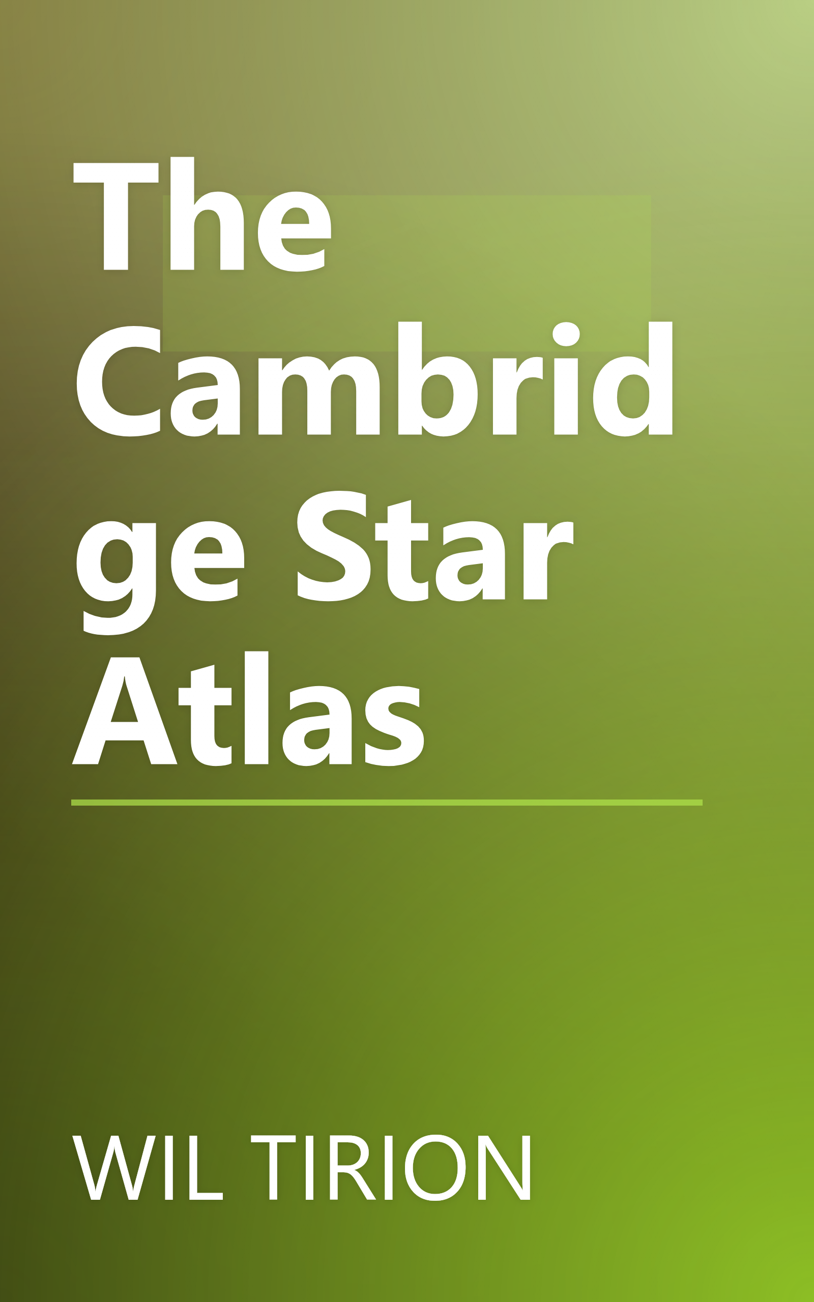 The Cambridge Star Atlas book cover
