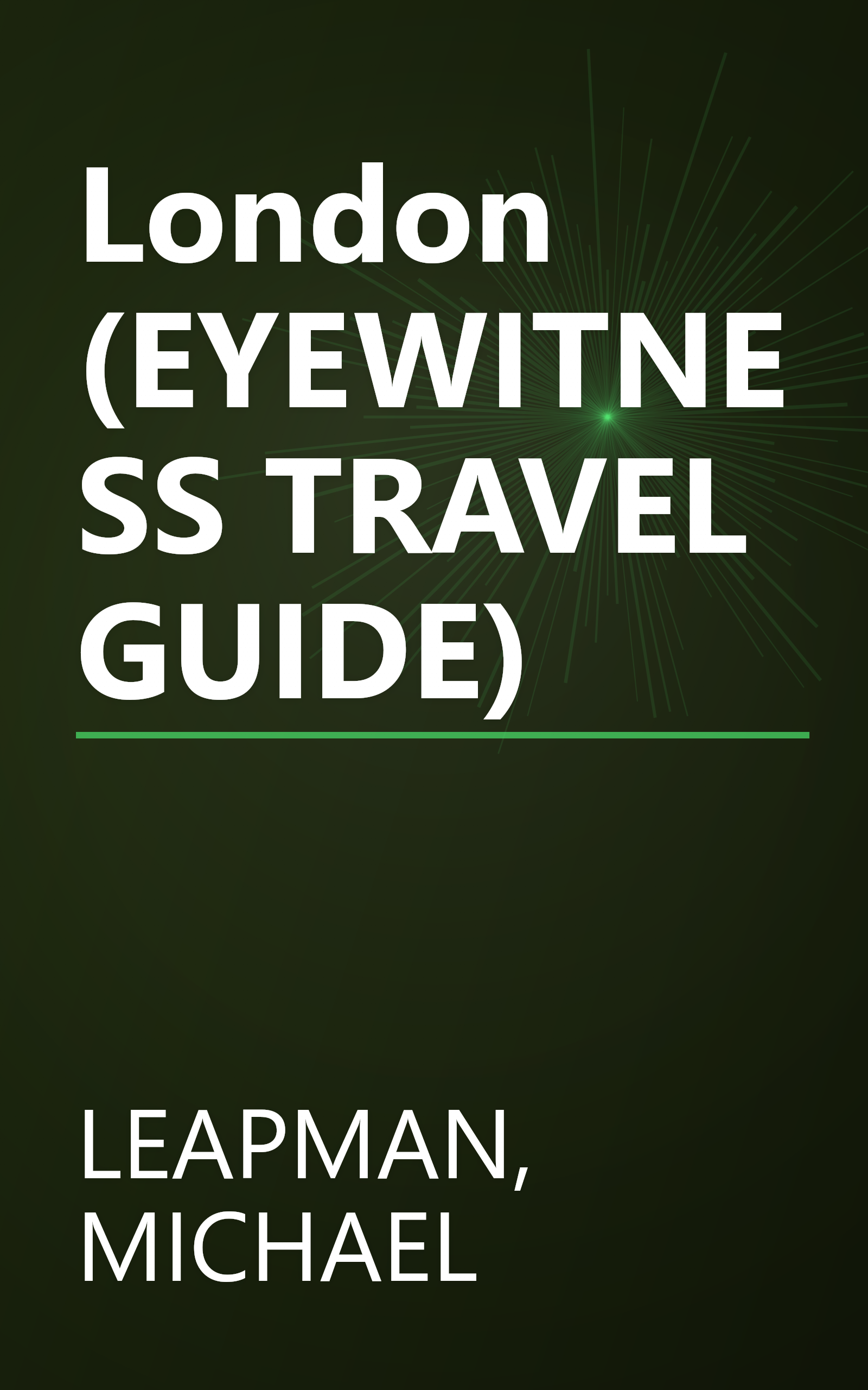 London (EYEWITNESS TRAVEL GUIDE) book cover