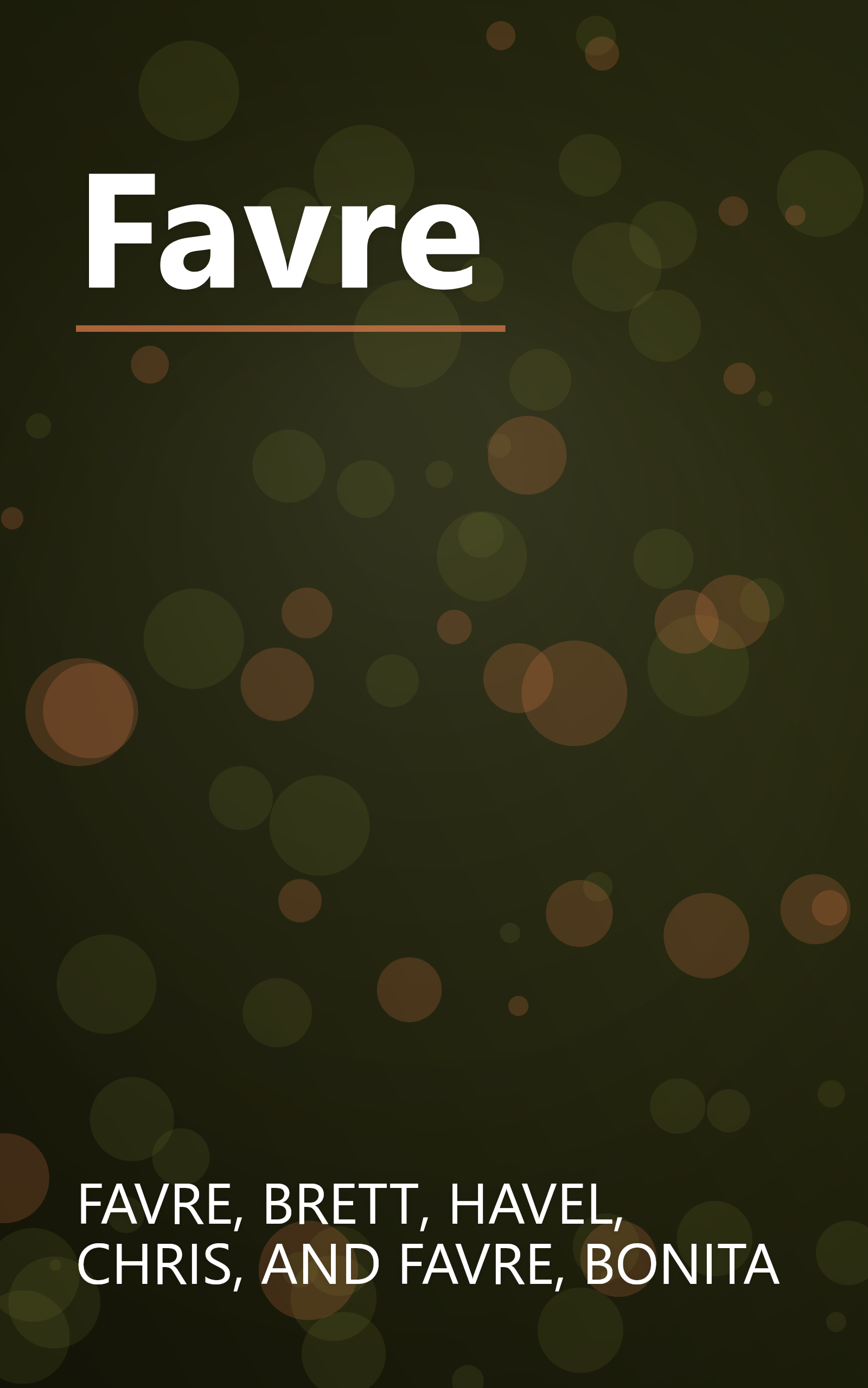 Favre book cover