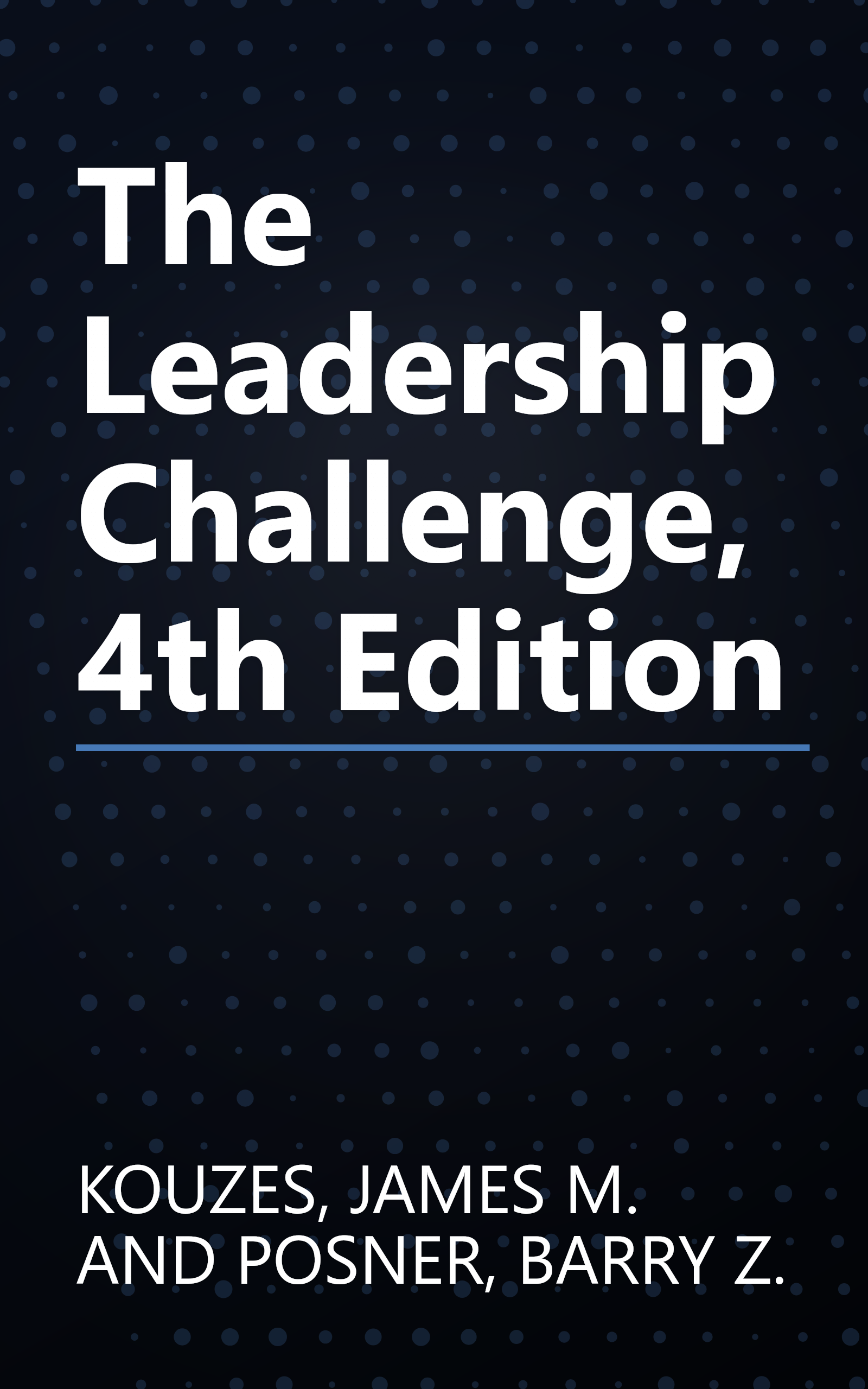 The Leadership Challenge, 4th Edition book cover