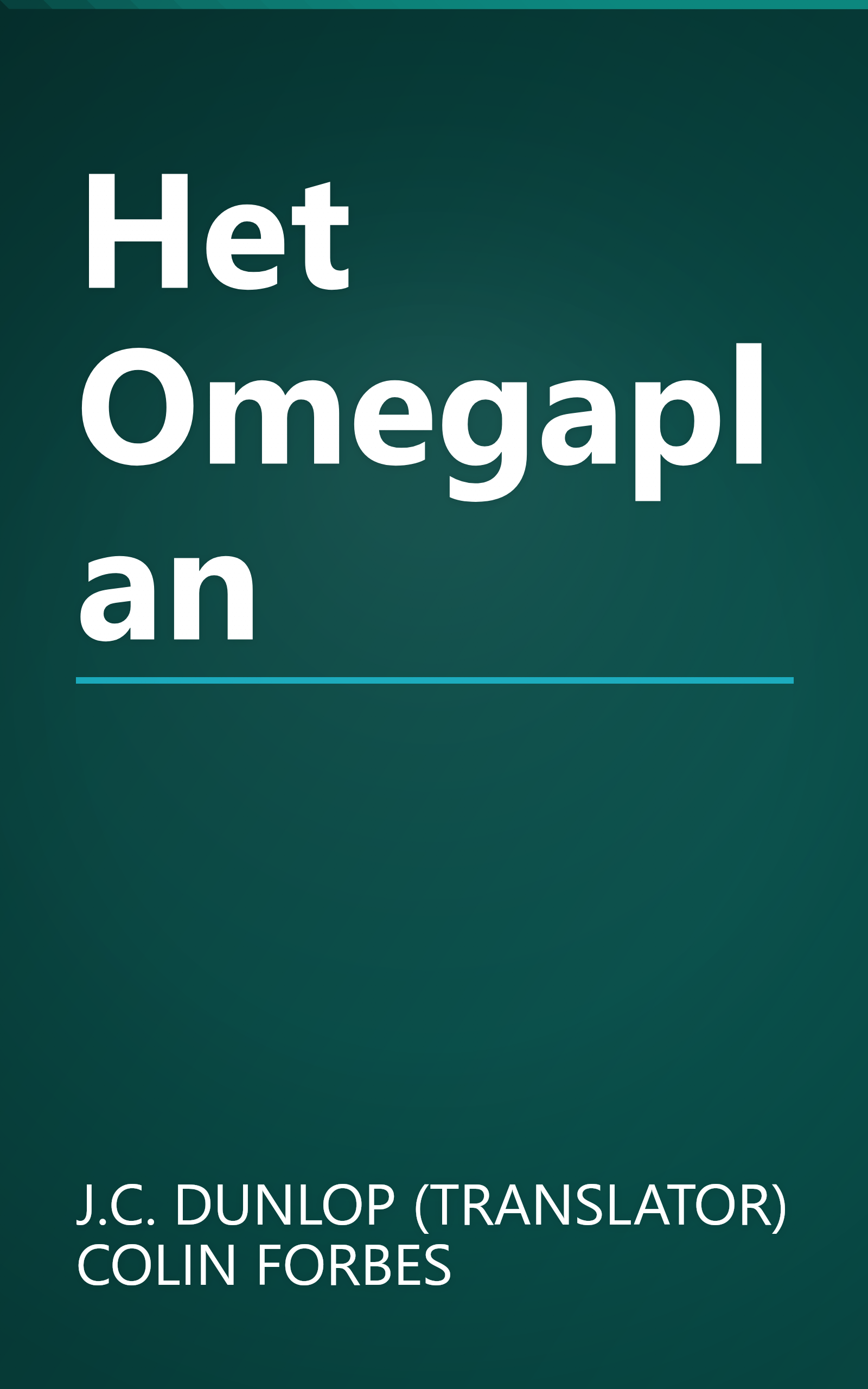 Het Omegaplan book cover