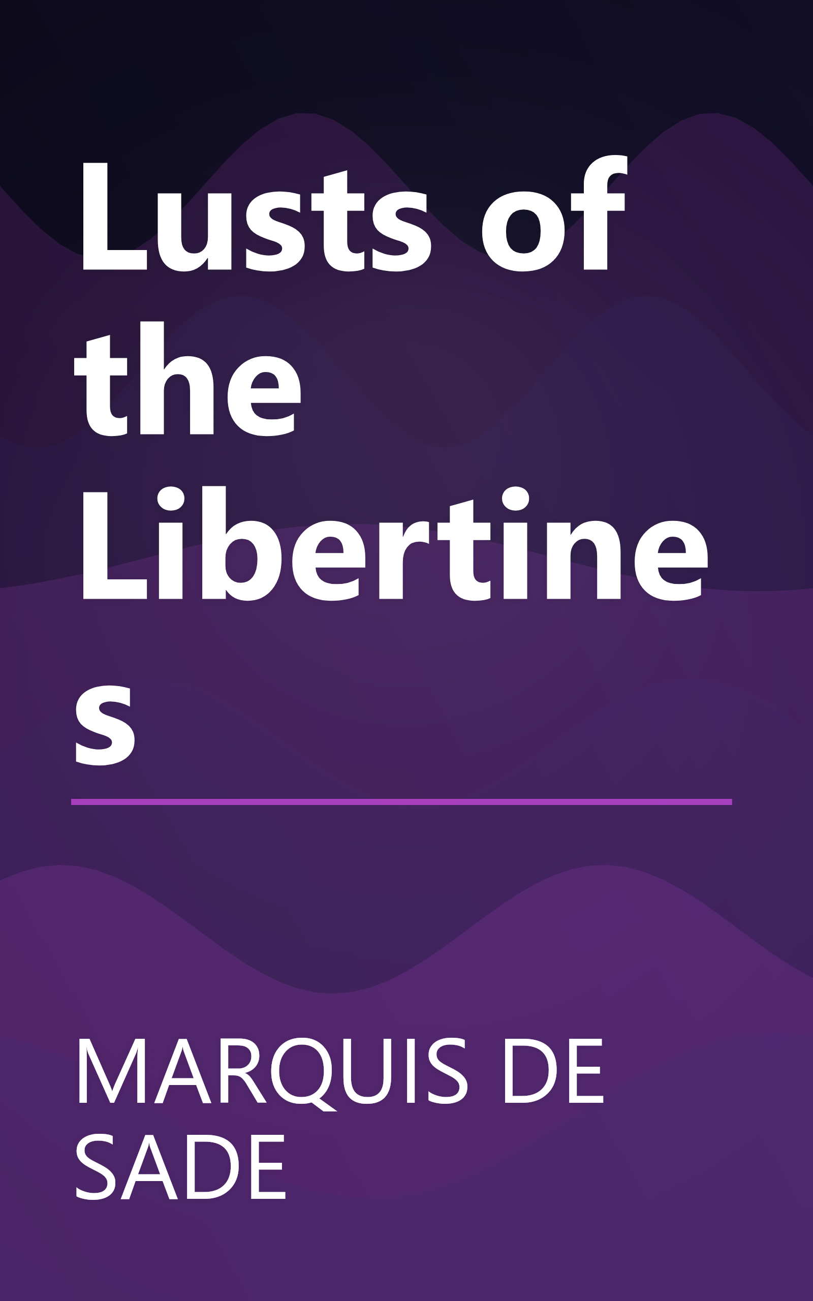 Lusts of the Libertines book cover