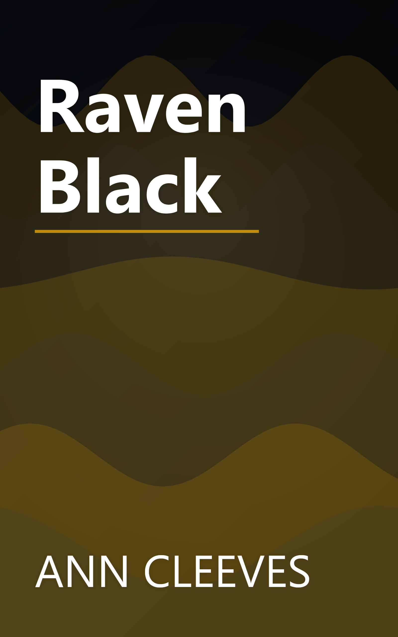 Raven Black book cover