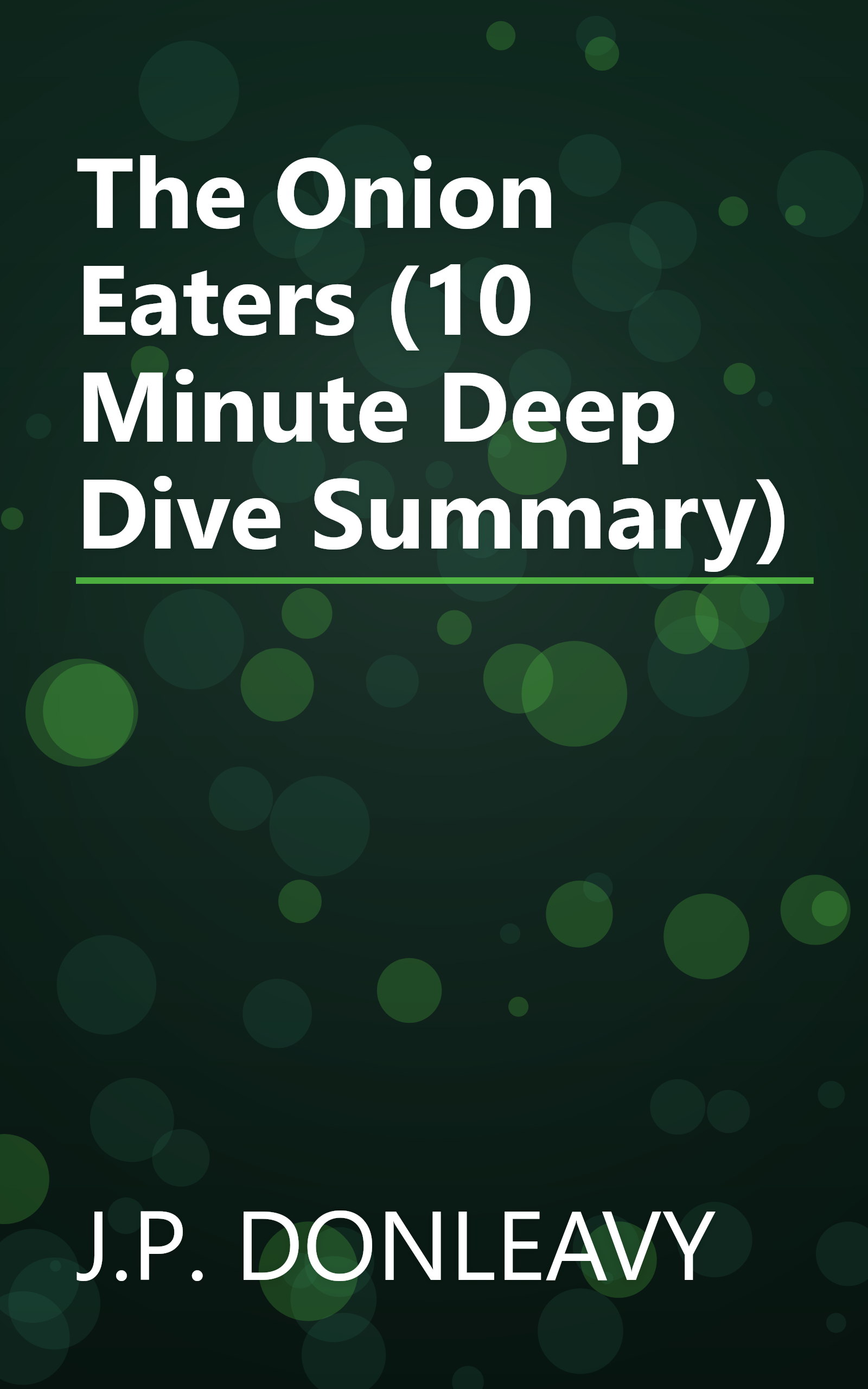 The Onion Eaters (10 Minute   Deep Dive Summary) book cover