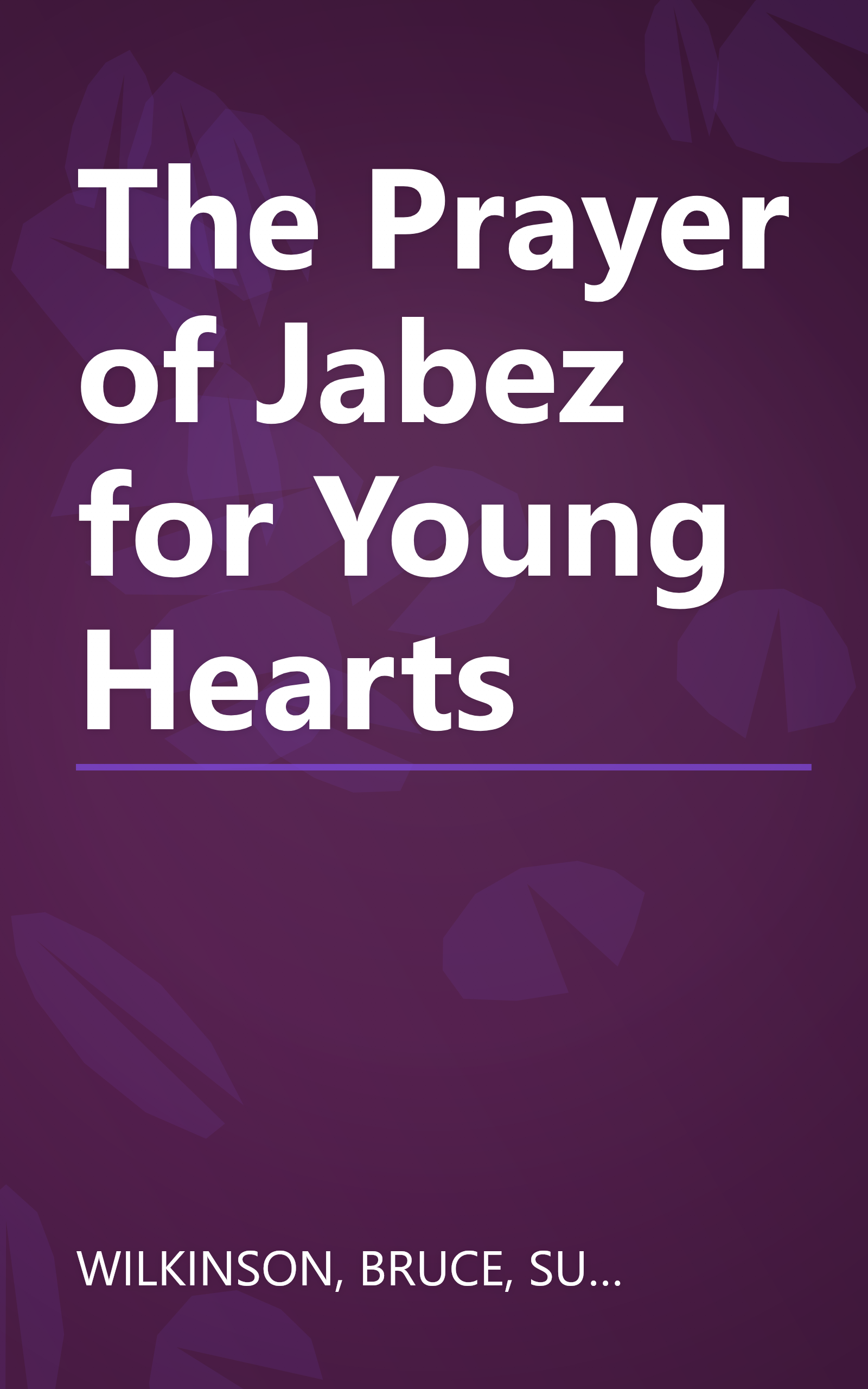 The Prayer of Jabez for Young Hearts book cover
