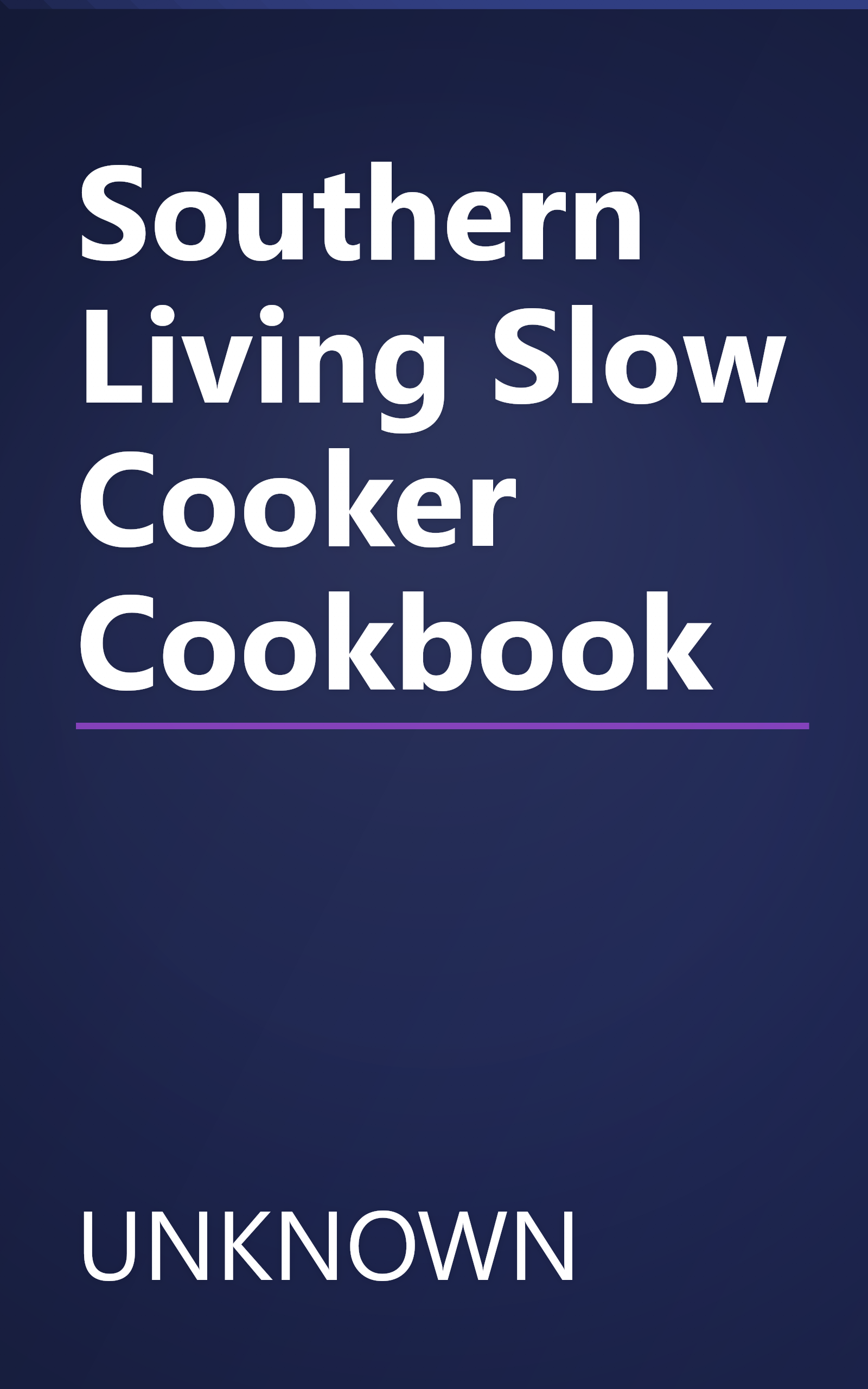 Southern Living Slow Cooker Cookbook book cover