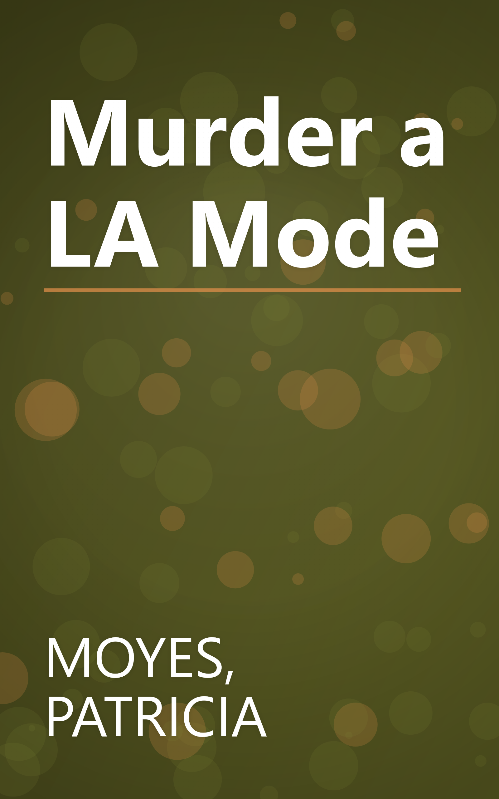 Murder a LA Mode book cover
