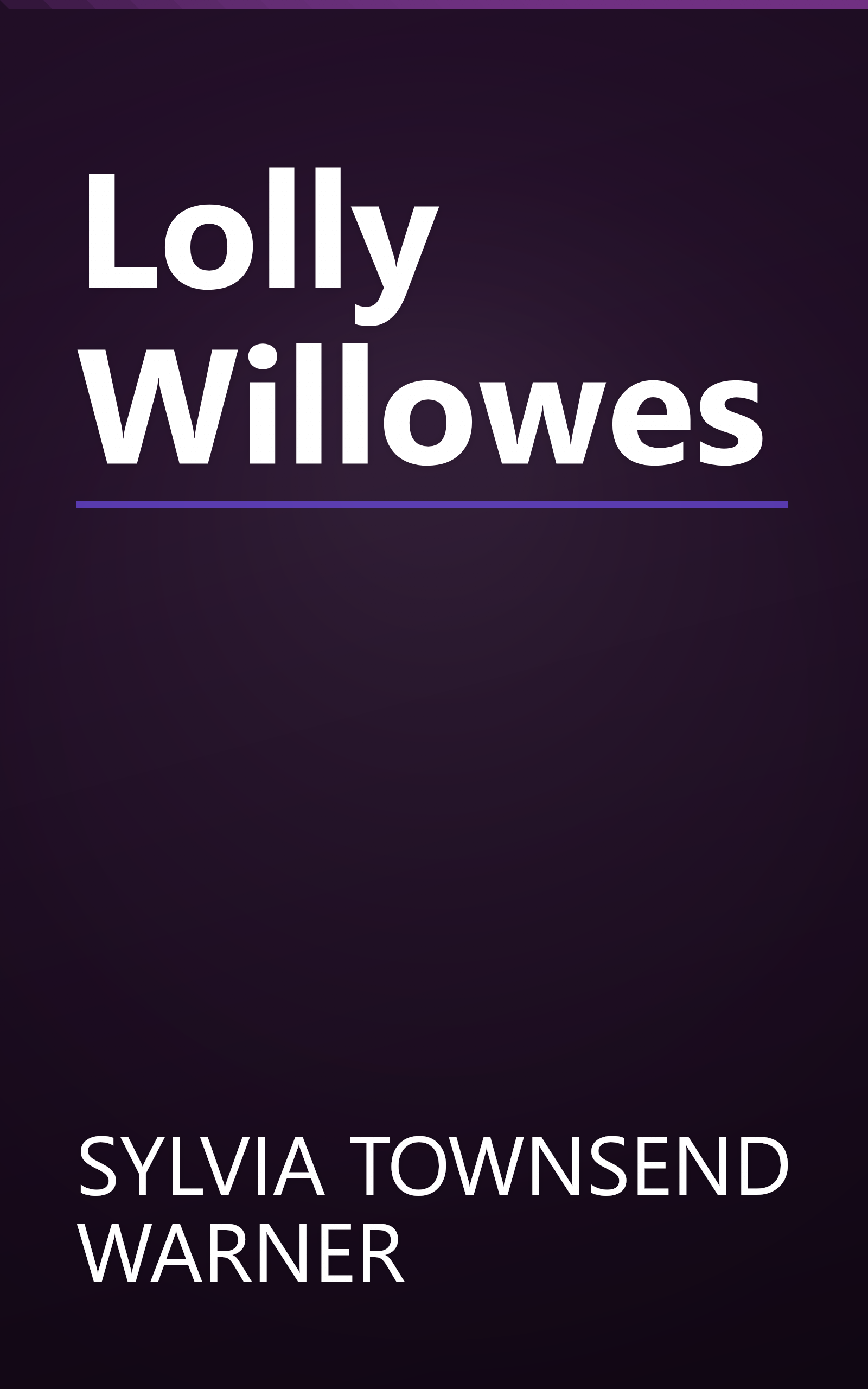 Lolly Willowes book cover
