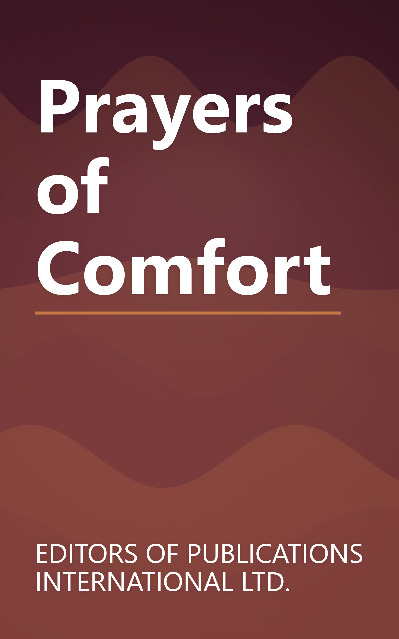 Prayers of Comfort book cover