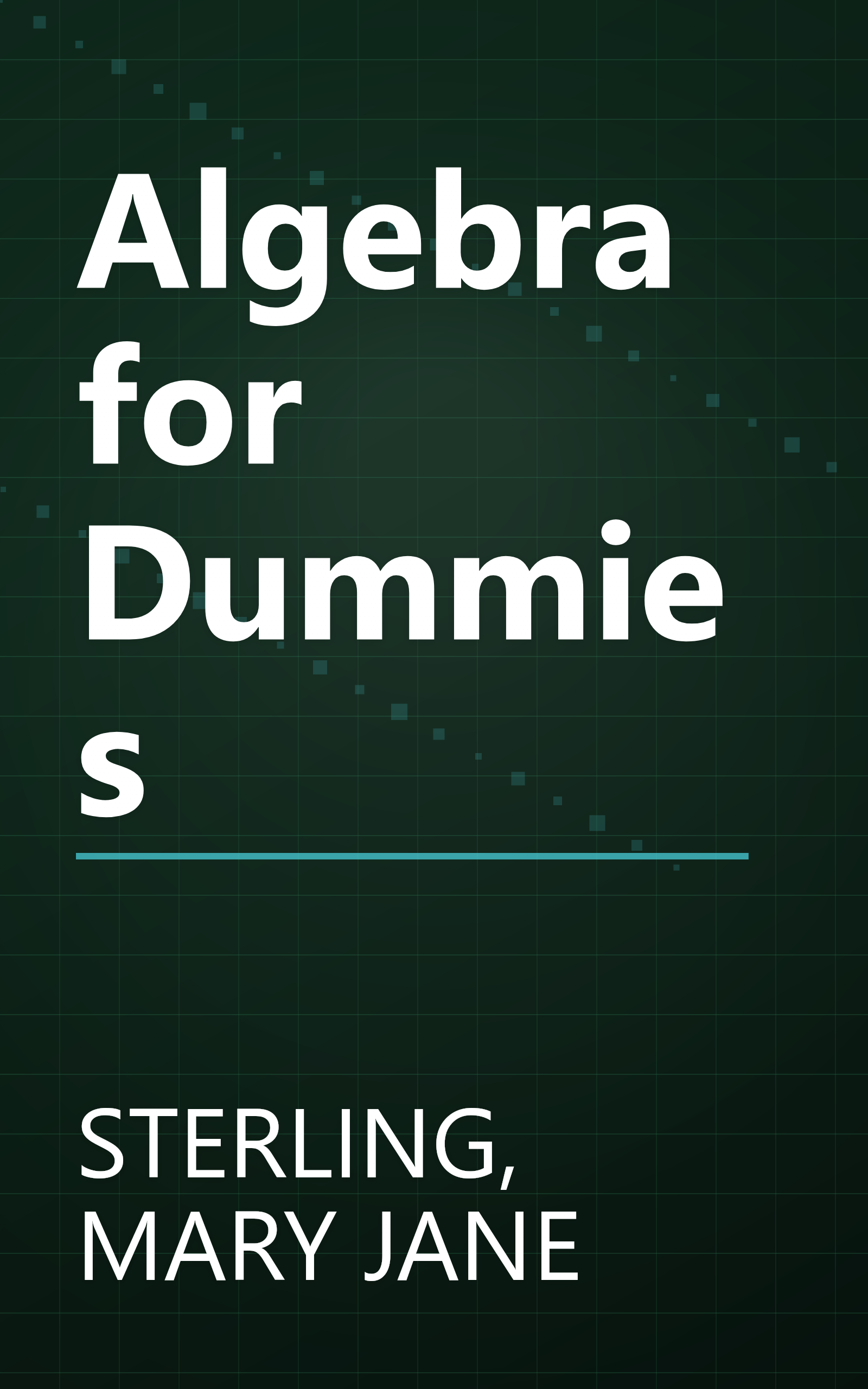 Algebra for Dummies book cover