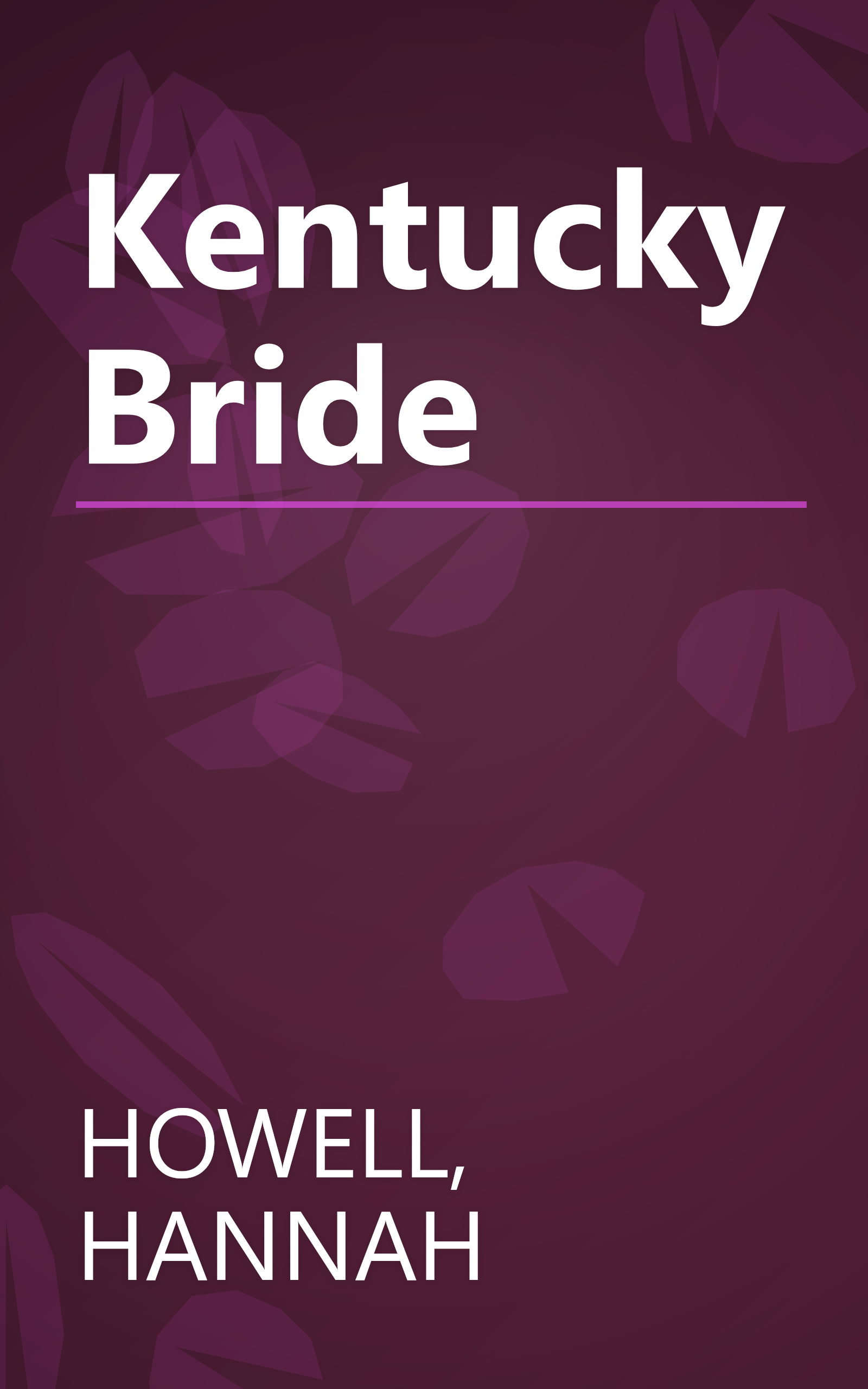 Kentucky Bride book cover