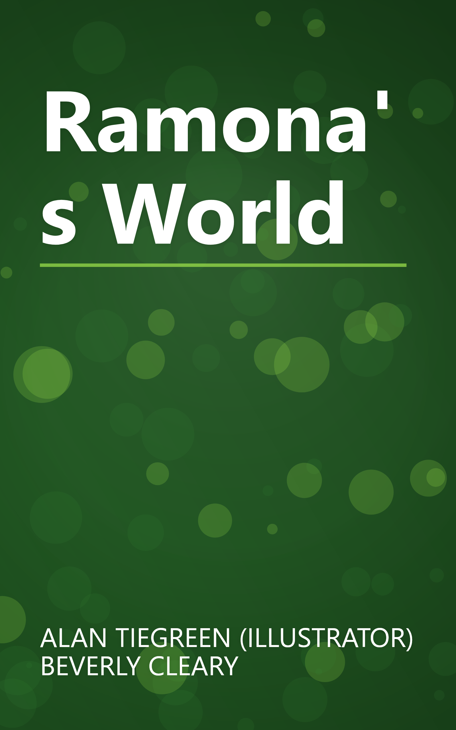 Ramona's World book cover