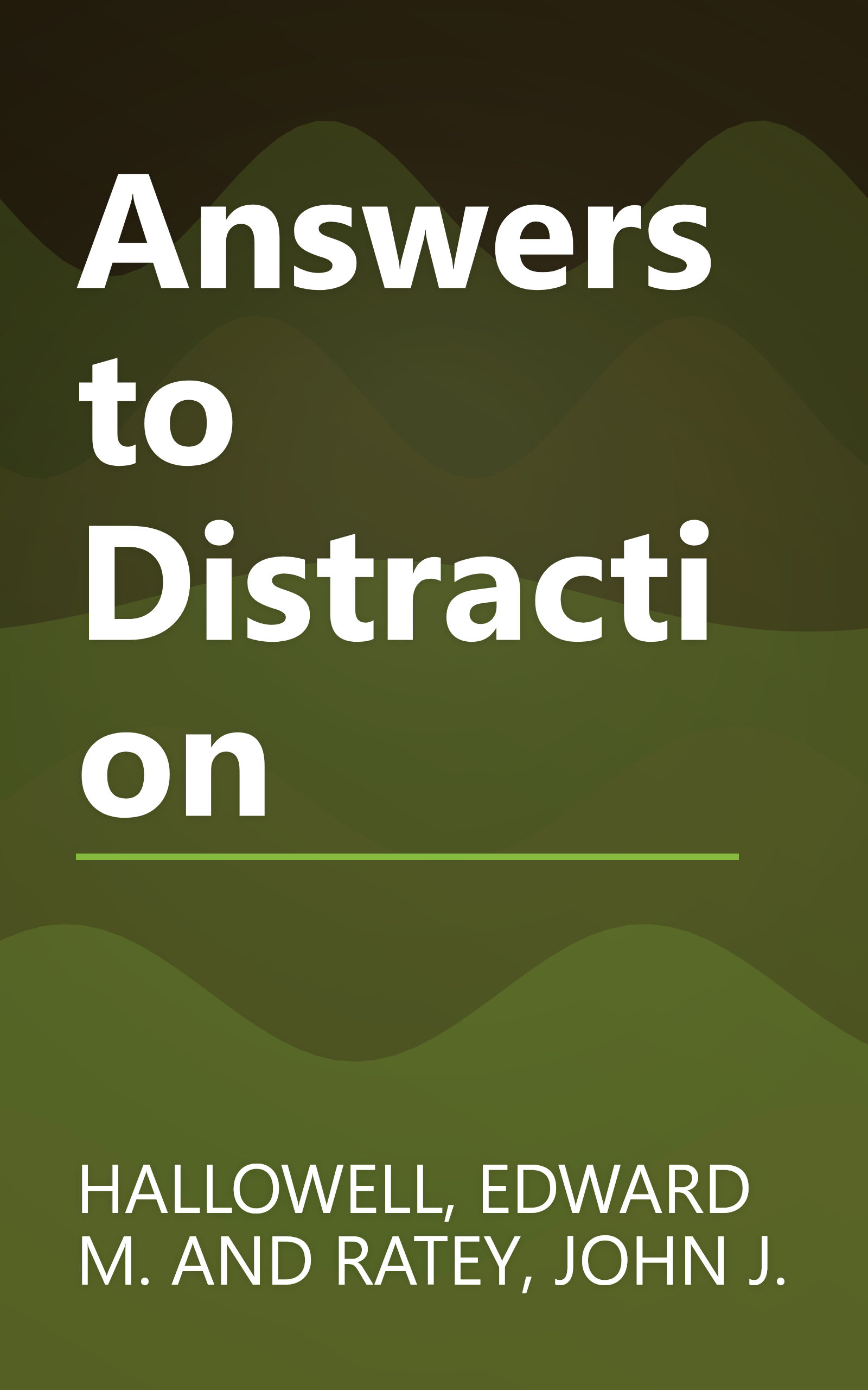 Answers to Distraction book cover