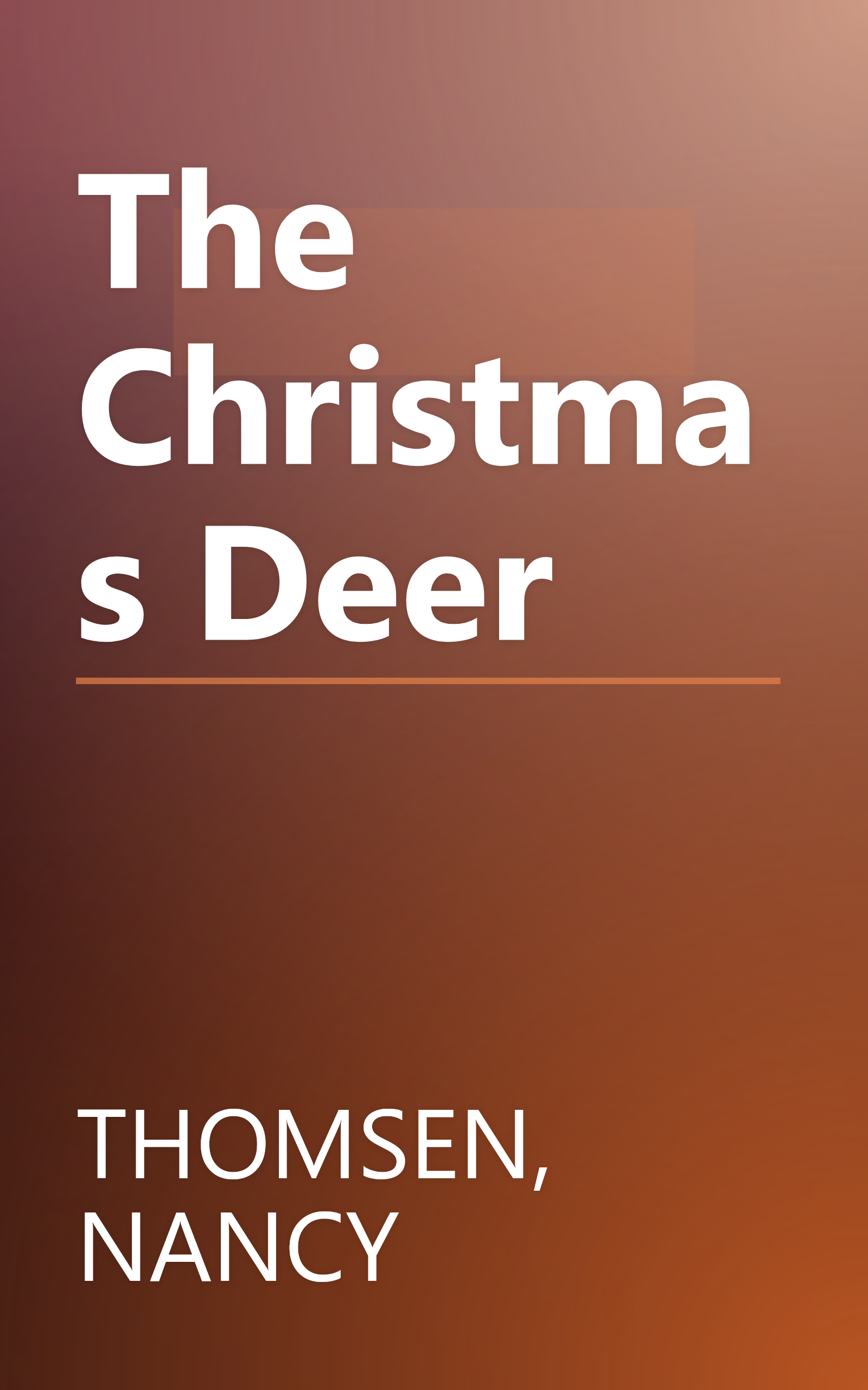 The Christmas Deer book cover