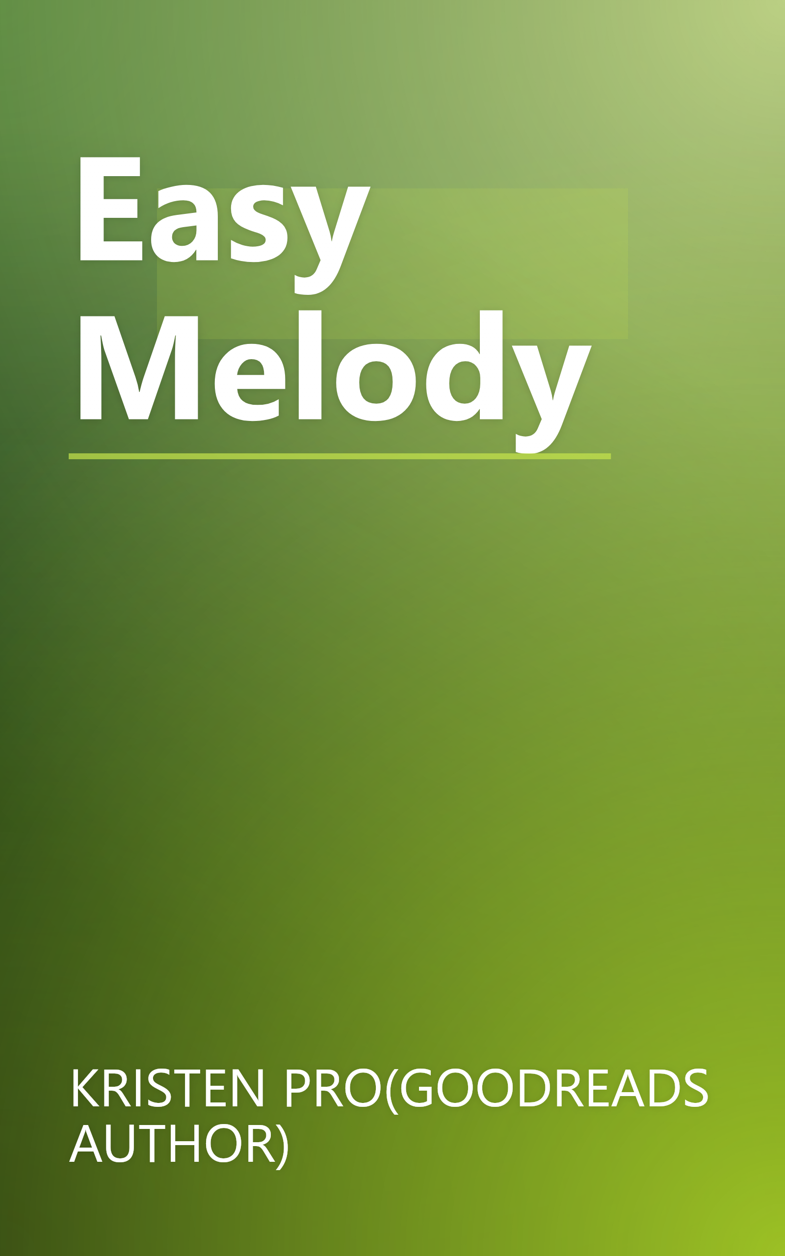Easy Melody book cover